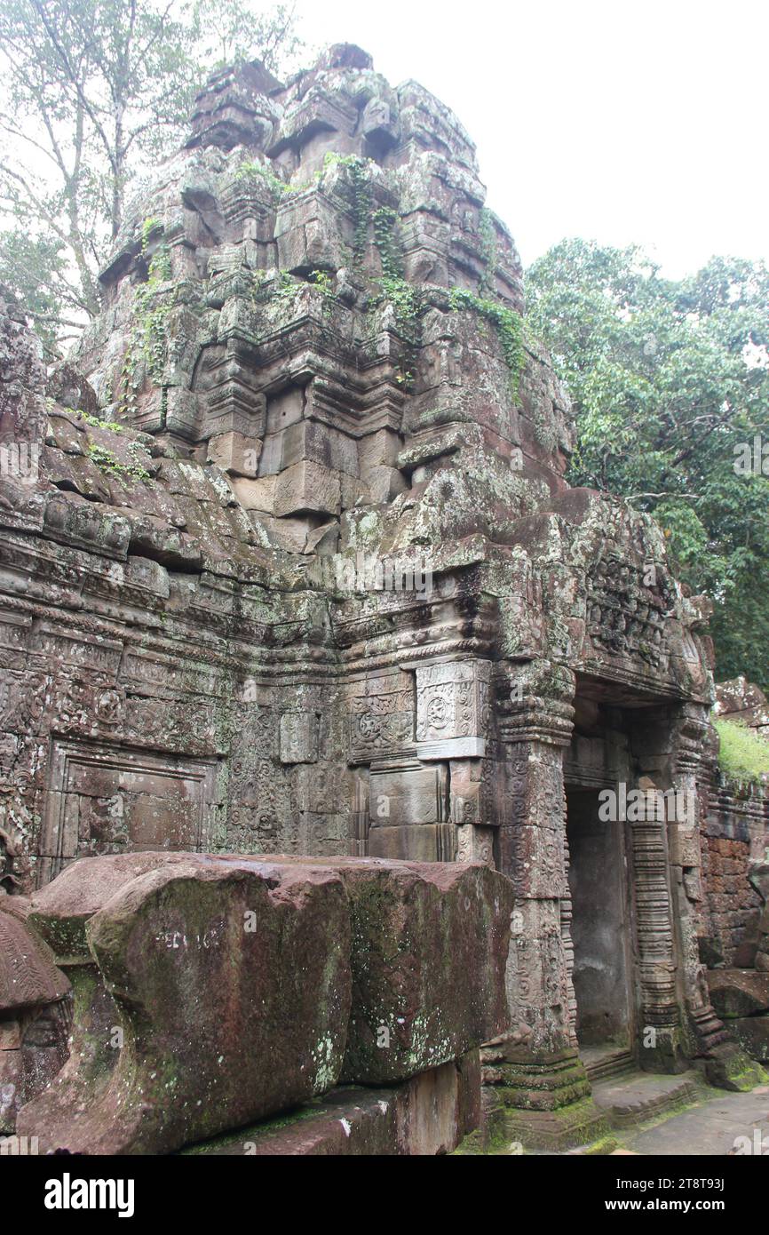 Ta Som, Khmer temple, ancient Angkor area, Cambodia. Reign of ...