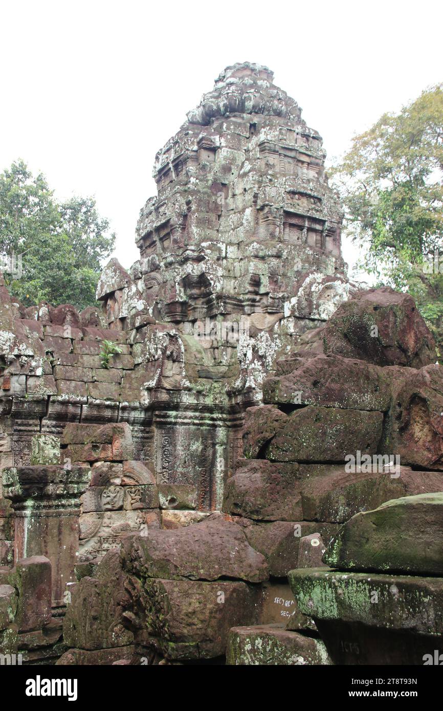 Ta Som, Khmer temple, ancient Angkor area, Cambodia. Reign of ...
