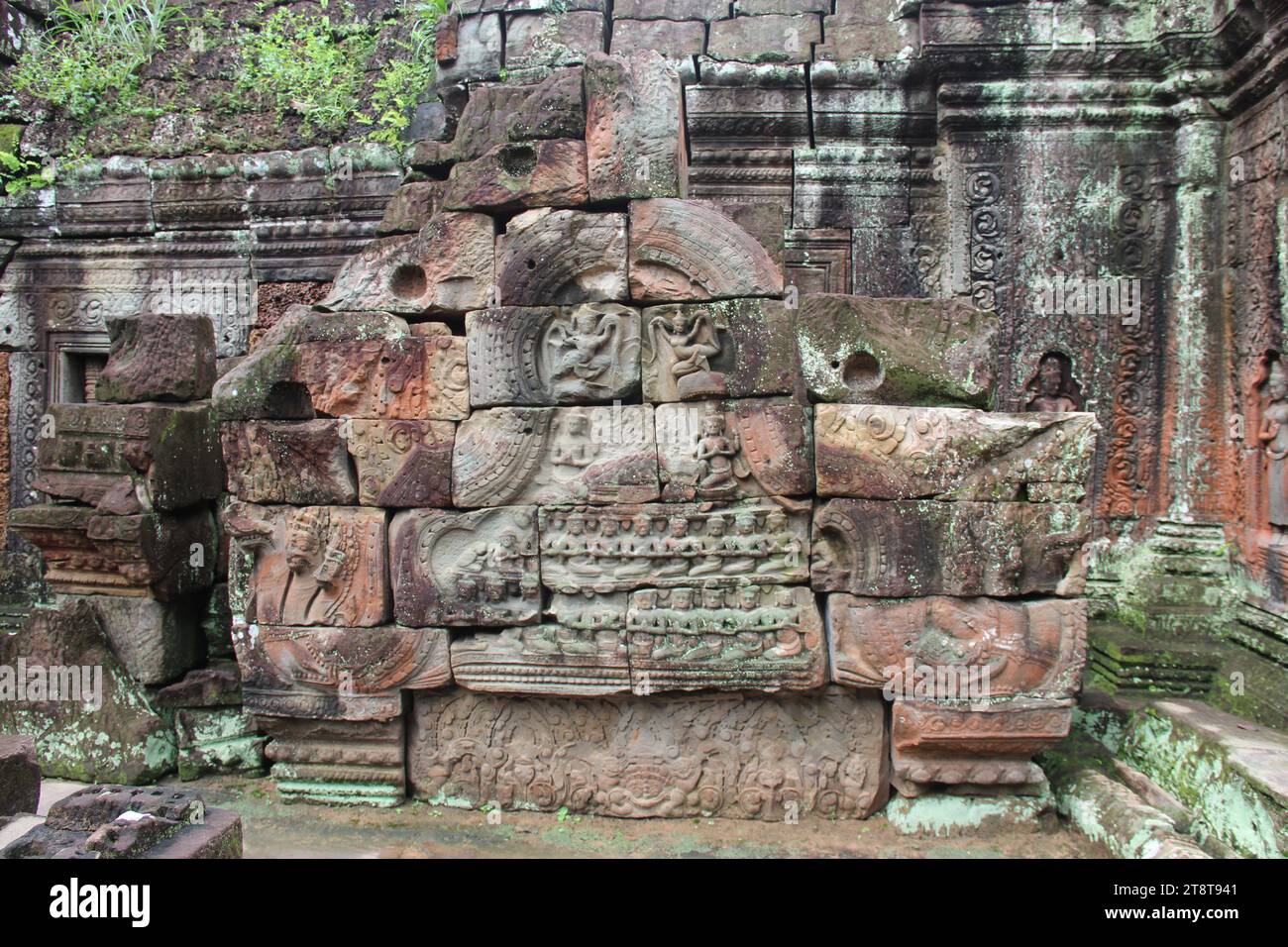 Ta Som, Khmer temple, ancient Angkor area, Cambodia. Reign of ...