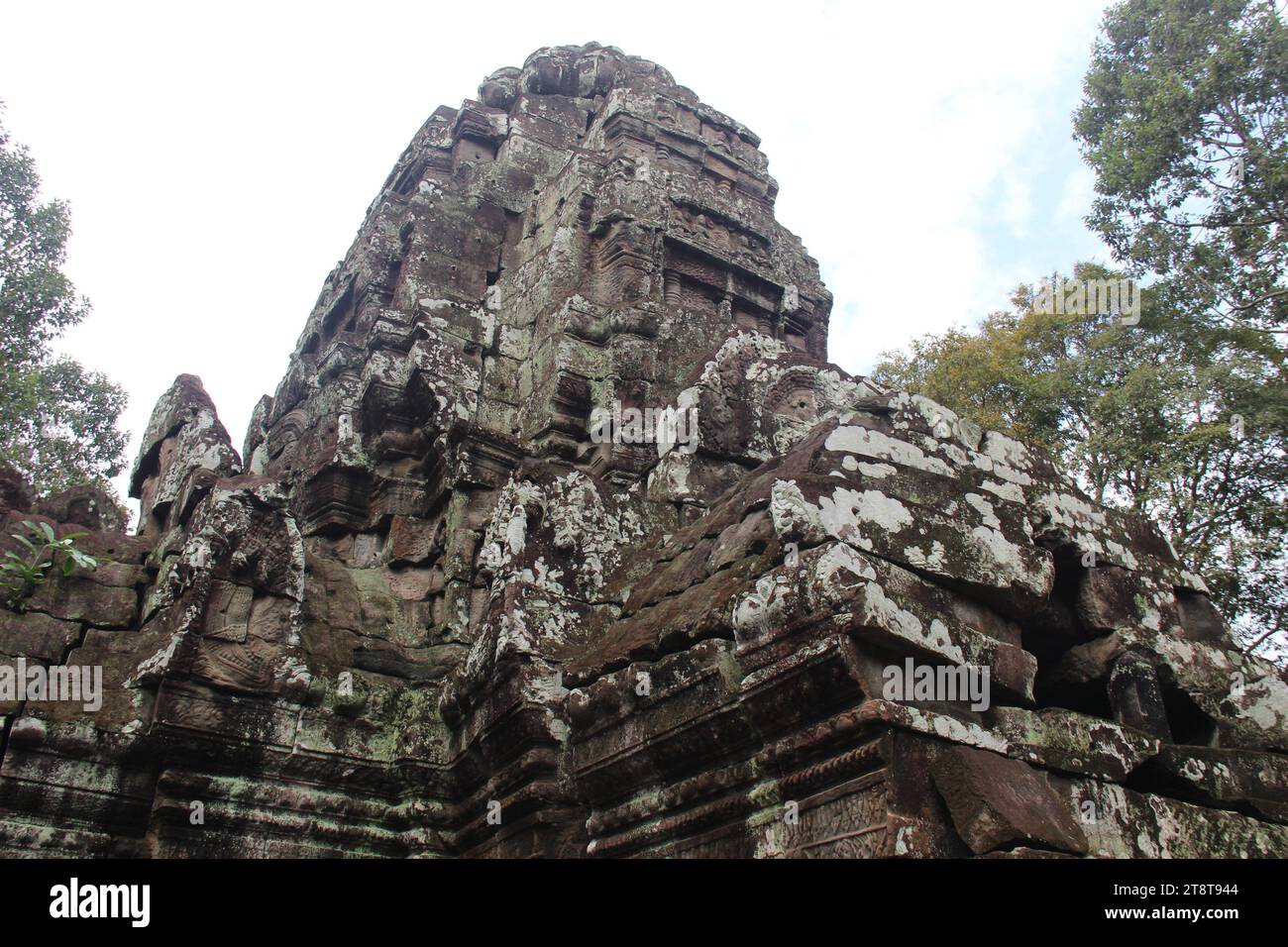 Ta Som, Khmer temple, ancient Angkor area, Cambodia. Reign of ...