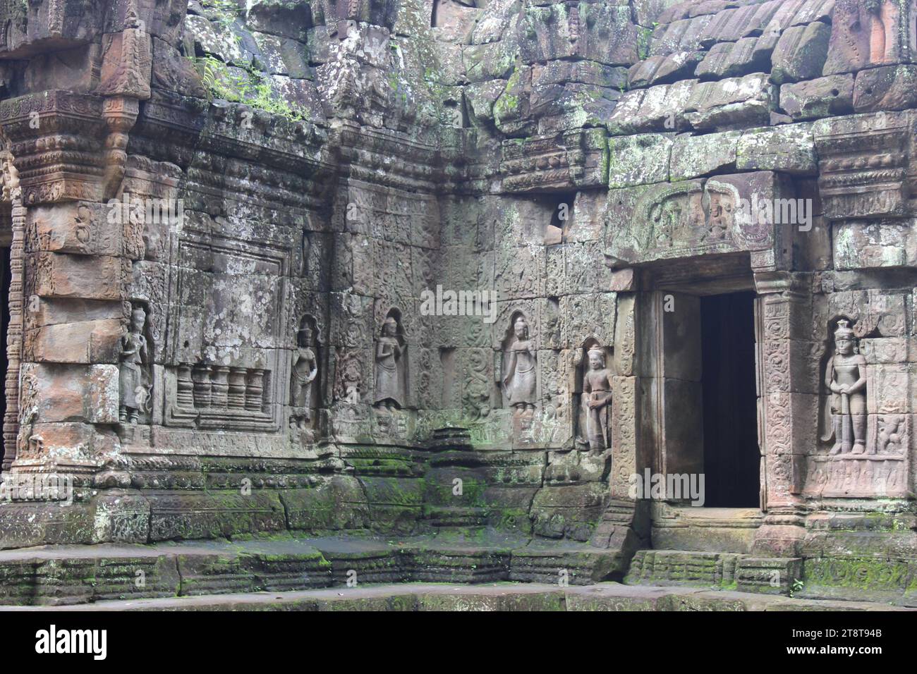 Ta Som, Khmer temple, ancient Angkor area, Cambodia. Reign of ...