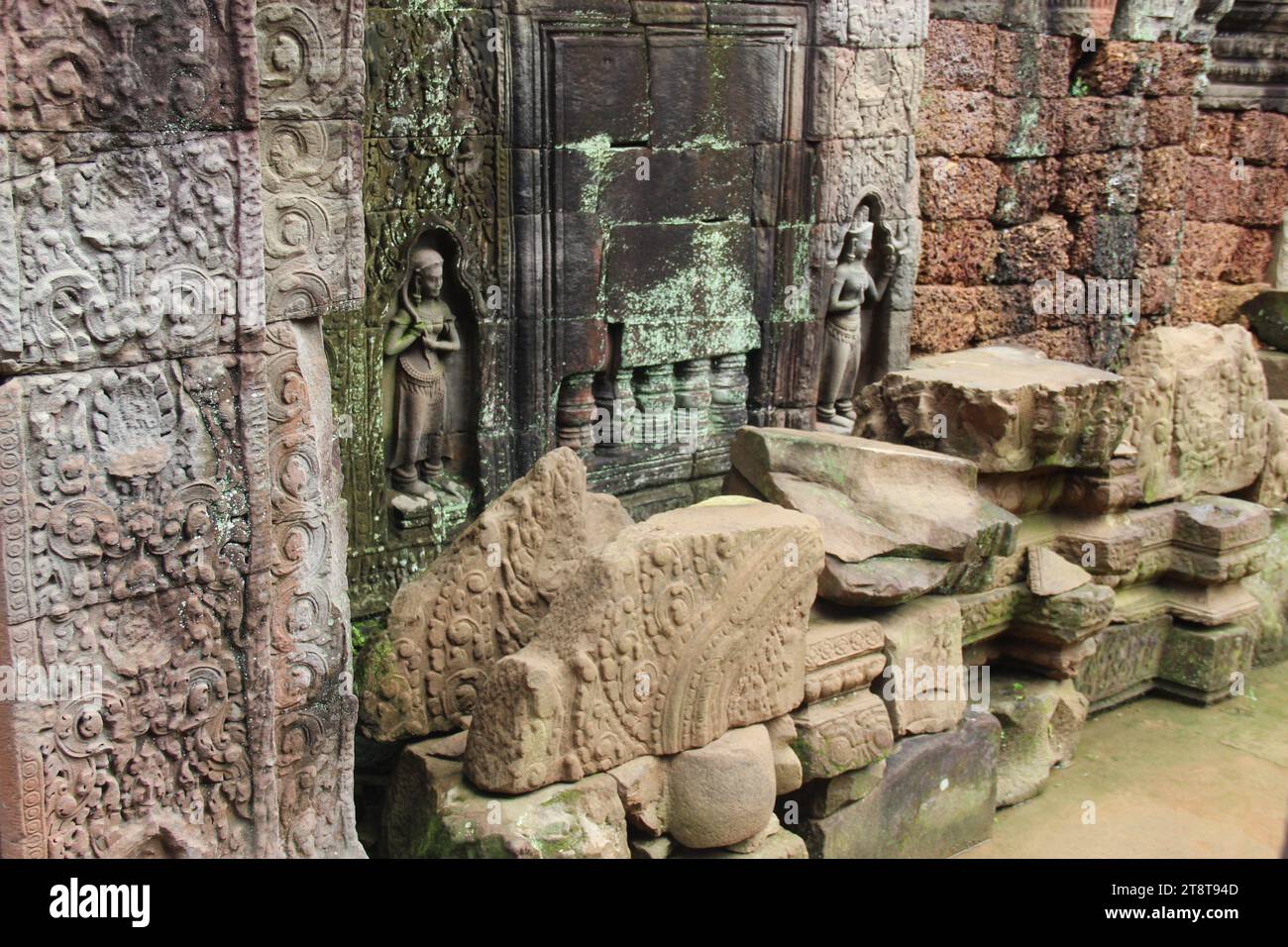 Ta Som, Khmer temple, ancient Angkor area, Cambodia. Reign of ...