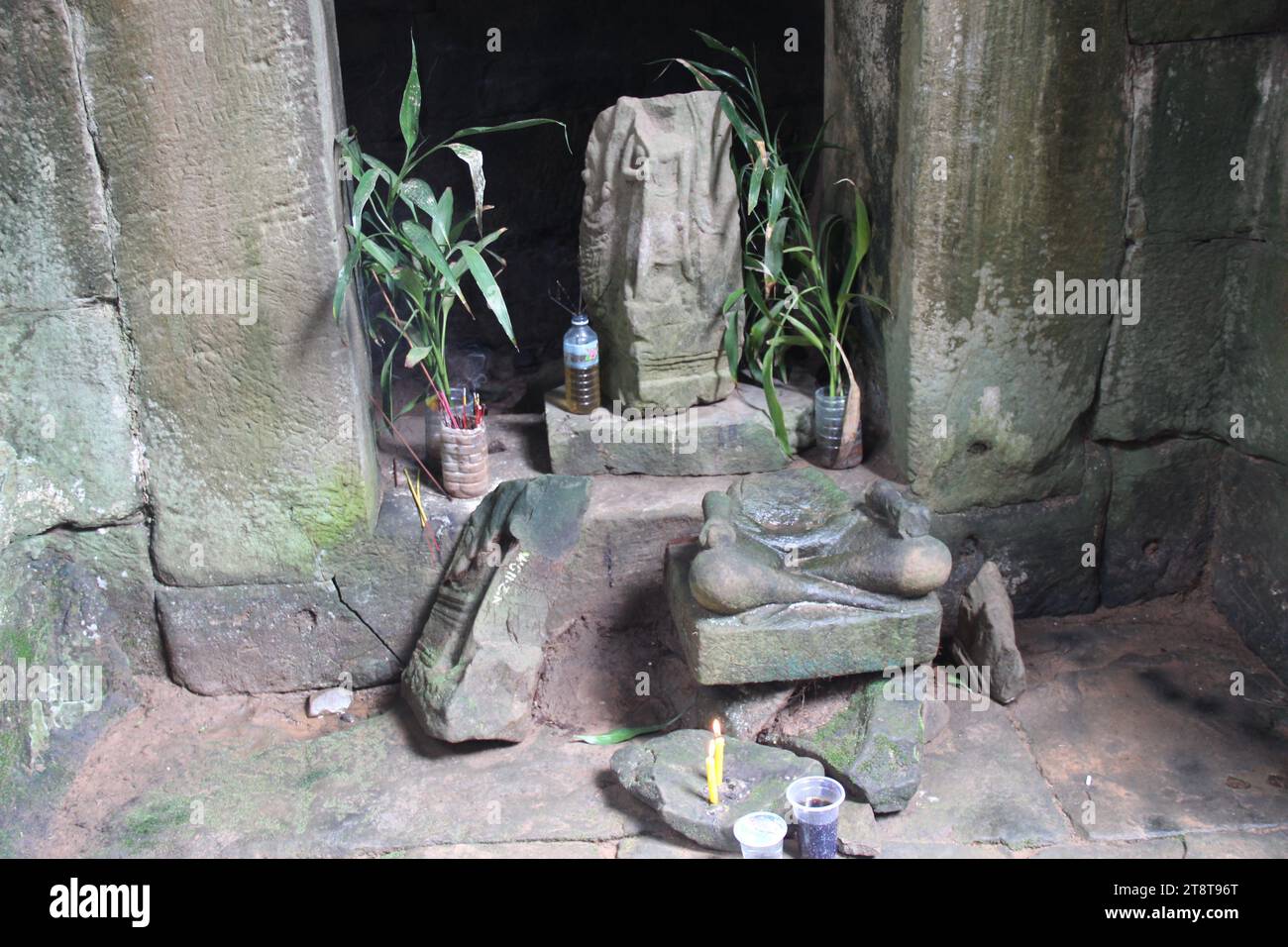 Ta Som, Khmer temple, ancient Angkor area, Cambodia. Reign of ...