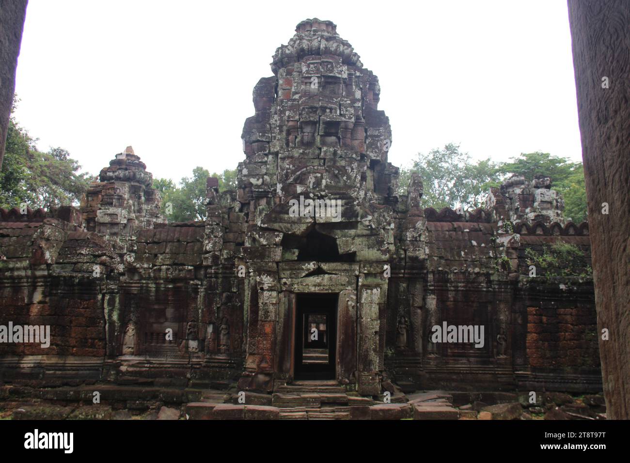 Ta Som, Khmer temple, ancient Angkor area, Cambodia. Reign of ...
