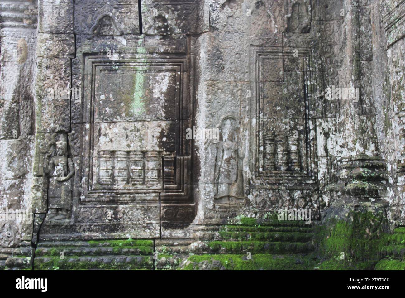 Preah Khan, Khmer temple, ancient Angkor area, Cambodia. Reign of ...