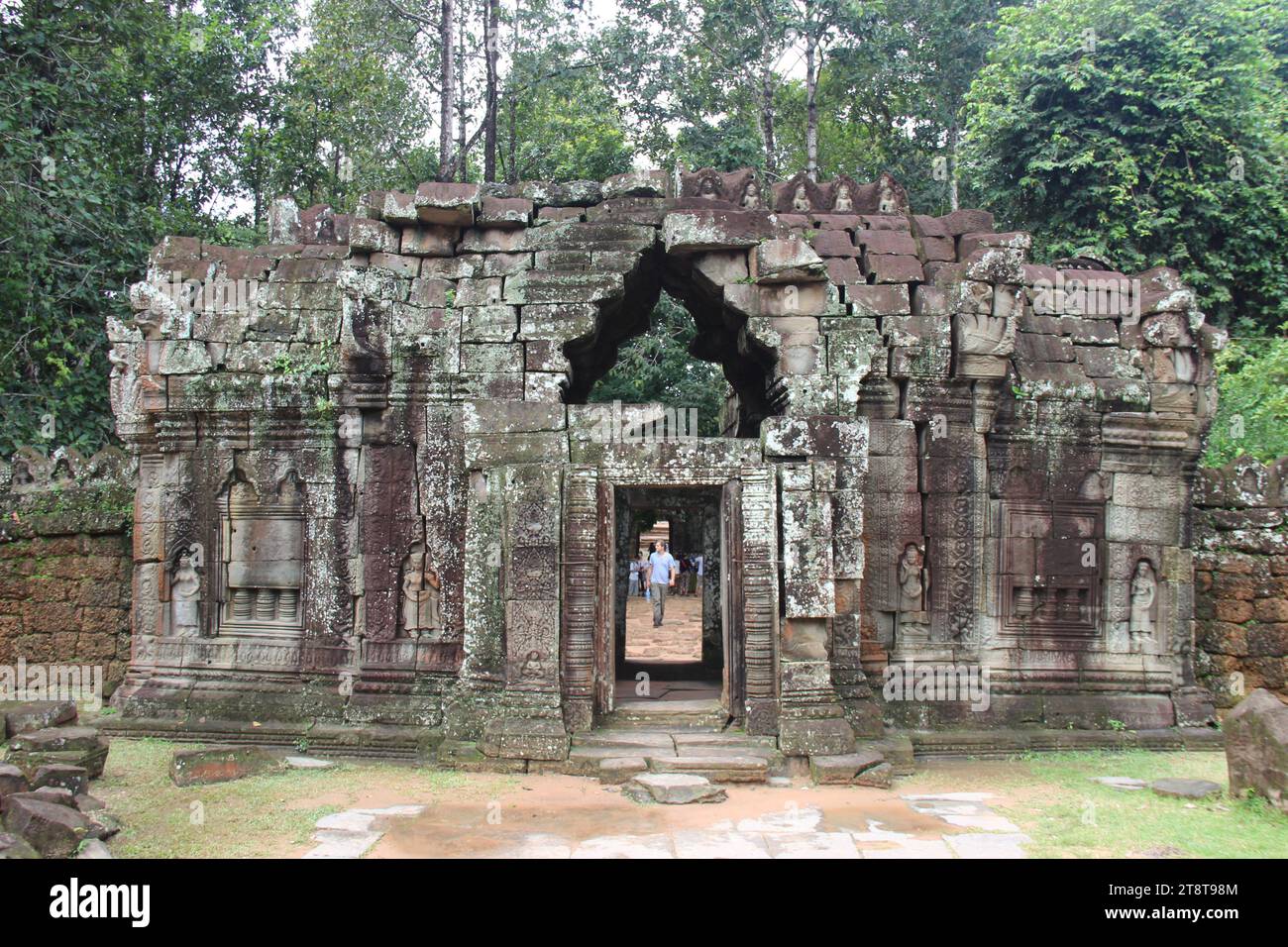 Ta Som, Khmer temple, ancient Angkor area, Cambodia. Reign of ...