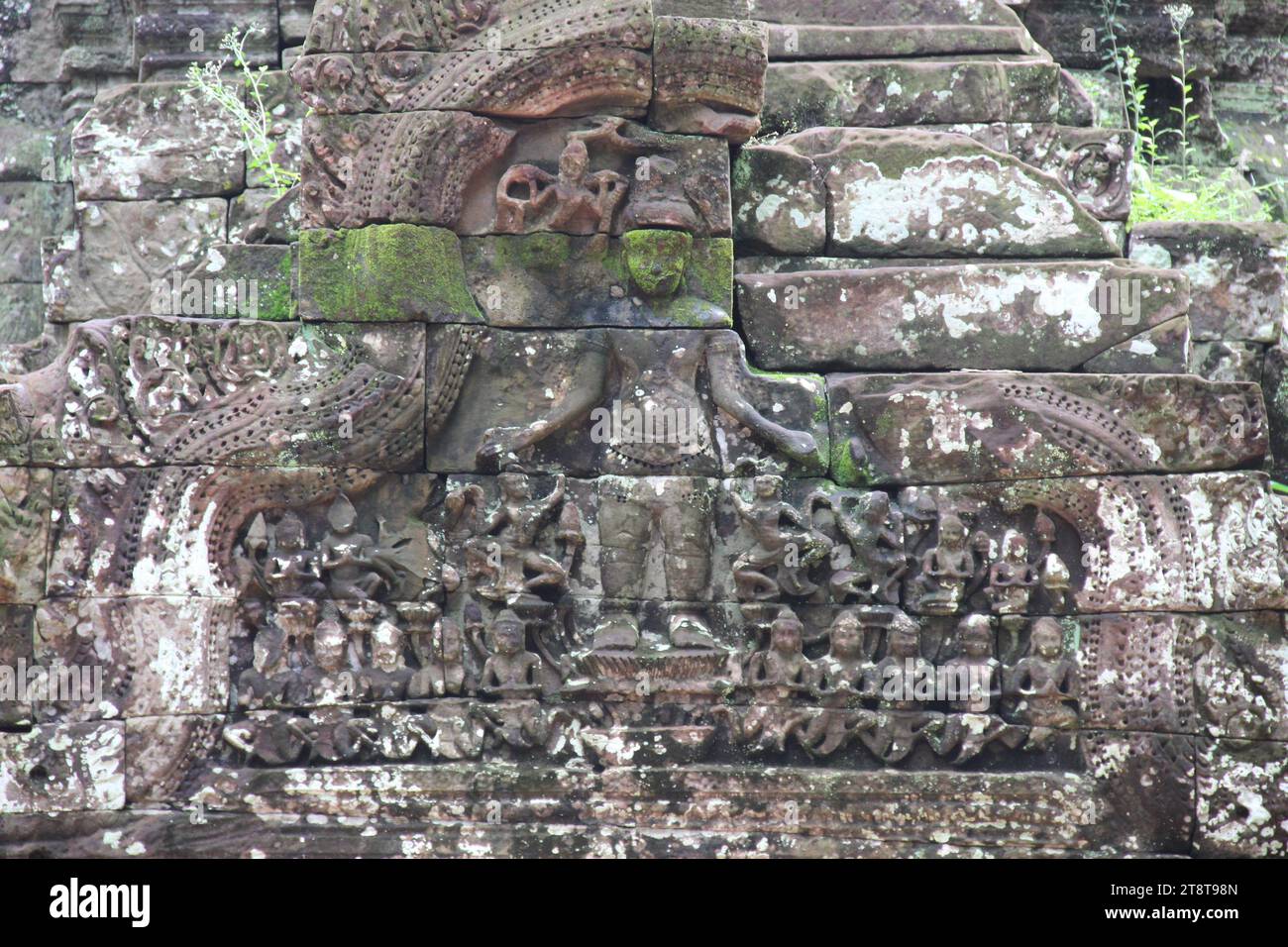 Ta Som, Khmer temple, ancient Angkor area, Cambodia. Reign of ...