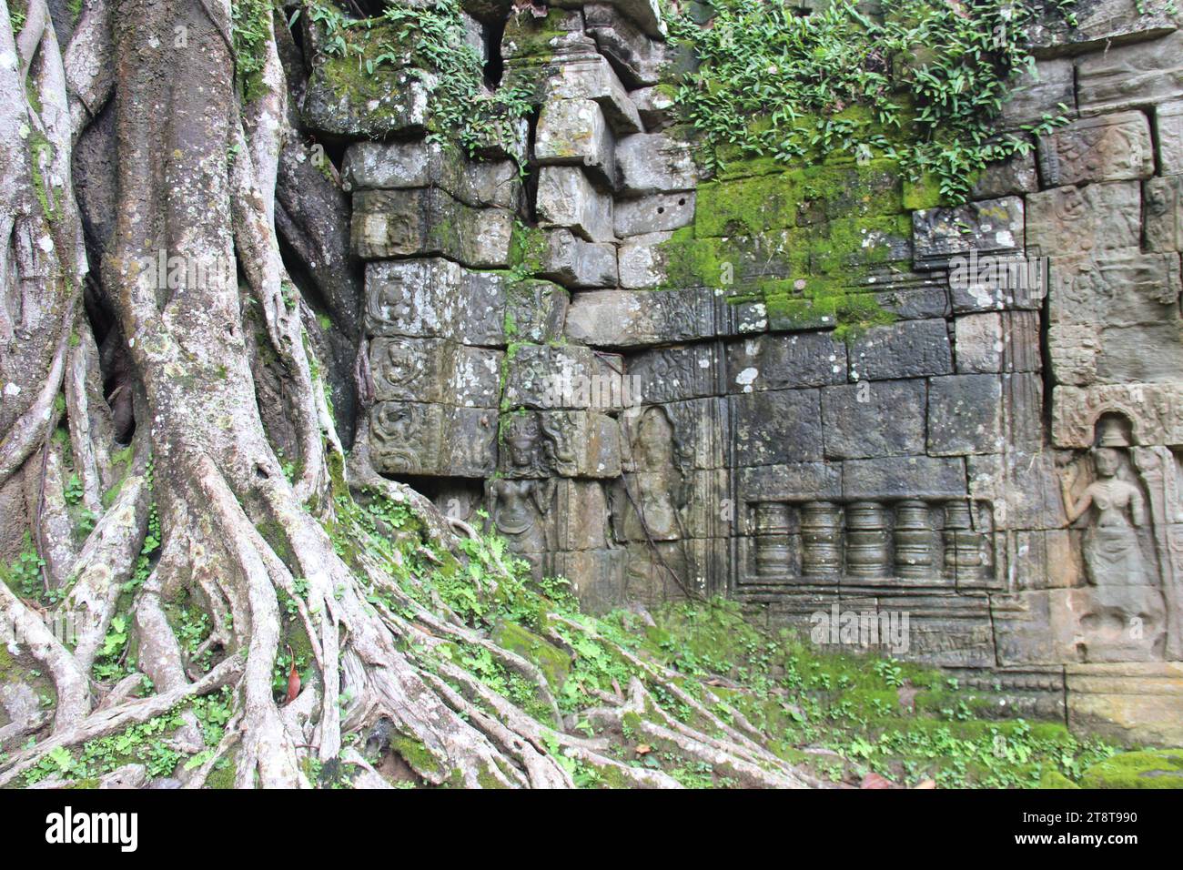 Ta Som, Khmer temple, ancient Angkor area, Cambodia. Reign of ...