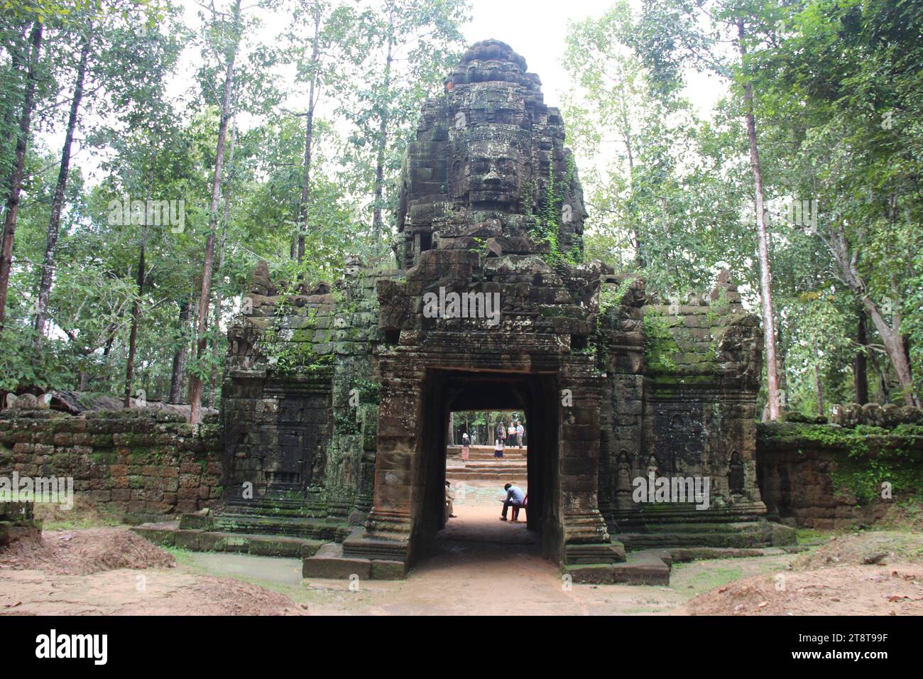 Ta Som, Khmer temple, ancient Angkor area, Cambodia. Reign of ...