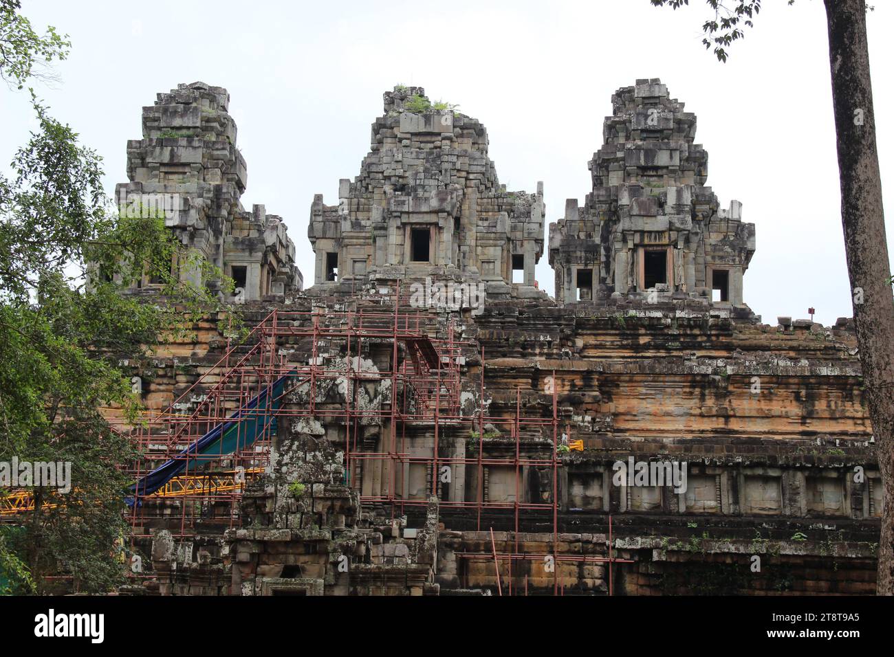 Ta Keo, Khmer temple, ancient Angkor area, Cambodia. Reign of ...