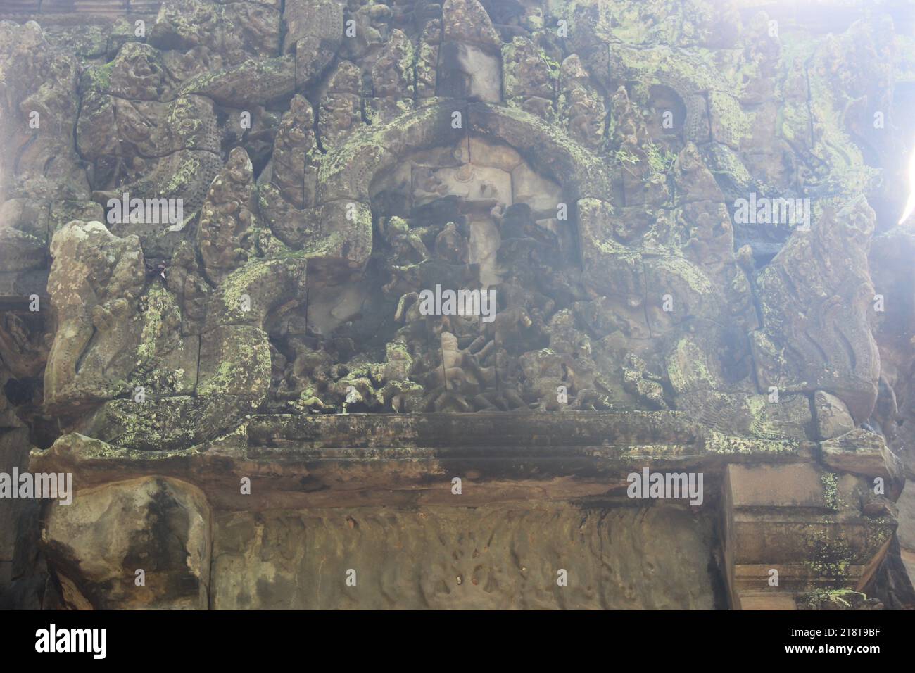Thommanon, Khmer temple, ancient Angkor area, Cambodia. Reign of ...