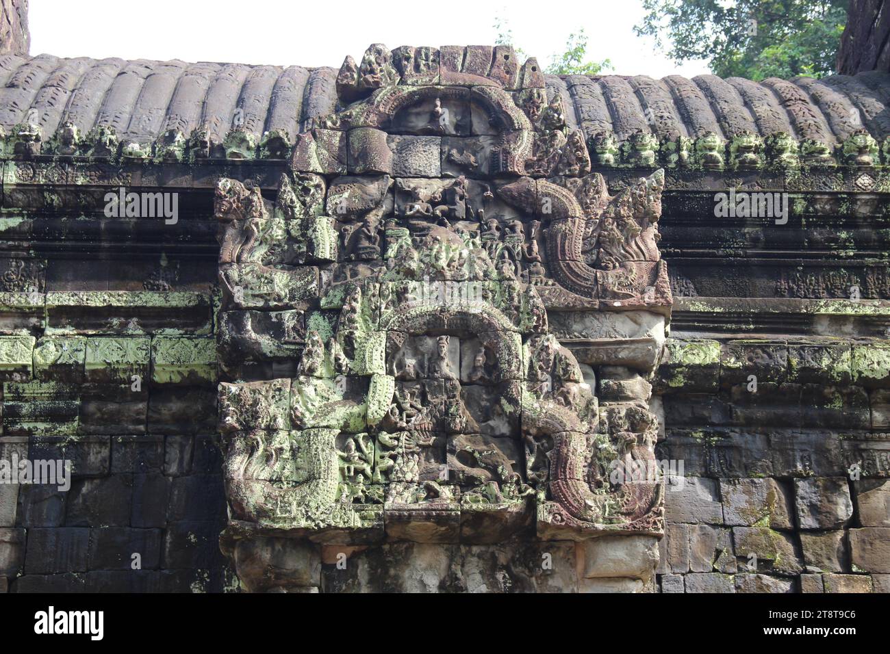 Thommanon, Khmer temple, ancient Angkor area, Cambodia. Reign of ...