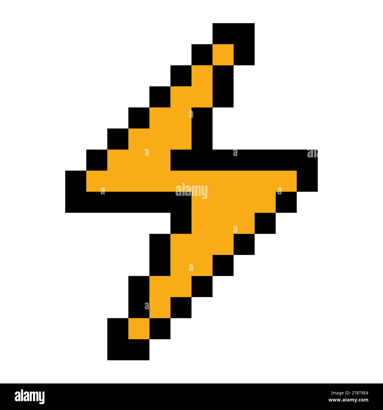 Lightning line icon. Electricity, danger, voltage, thunder, sky ...