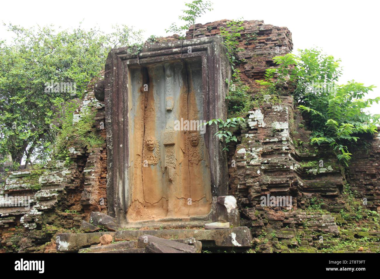 Bakong, Khmer temple, ancient Angkor area, Cambodia. Reign of ...