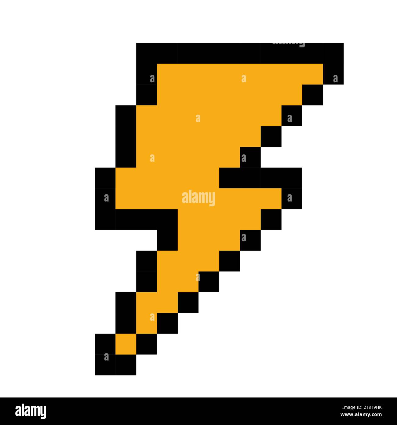Lightning line icon. Electricity, danger, voltage, thunder, sky ...