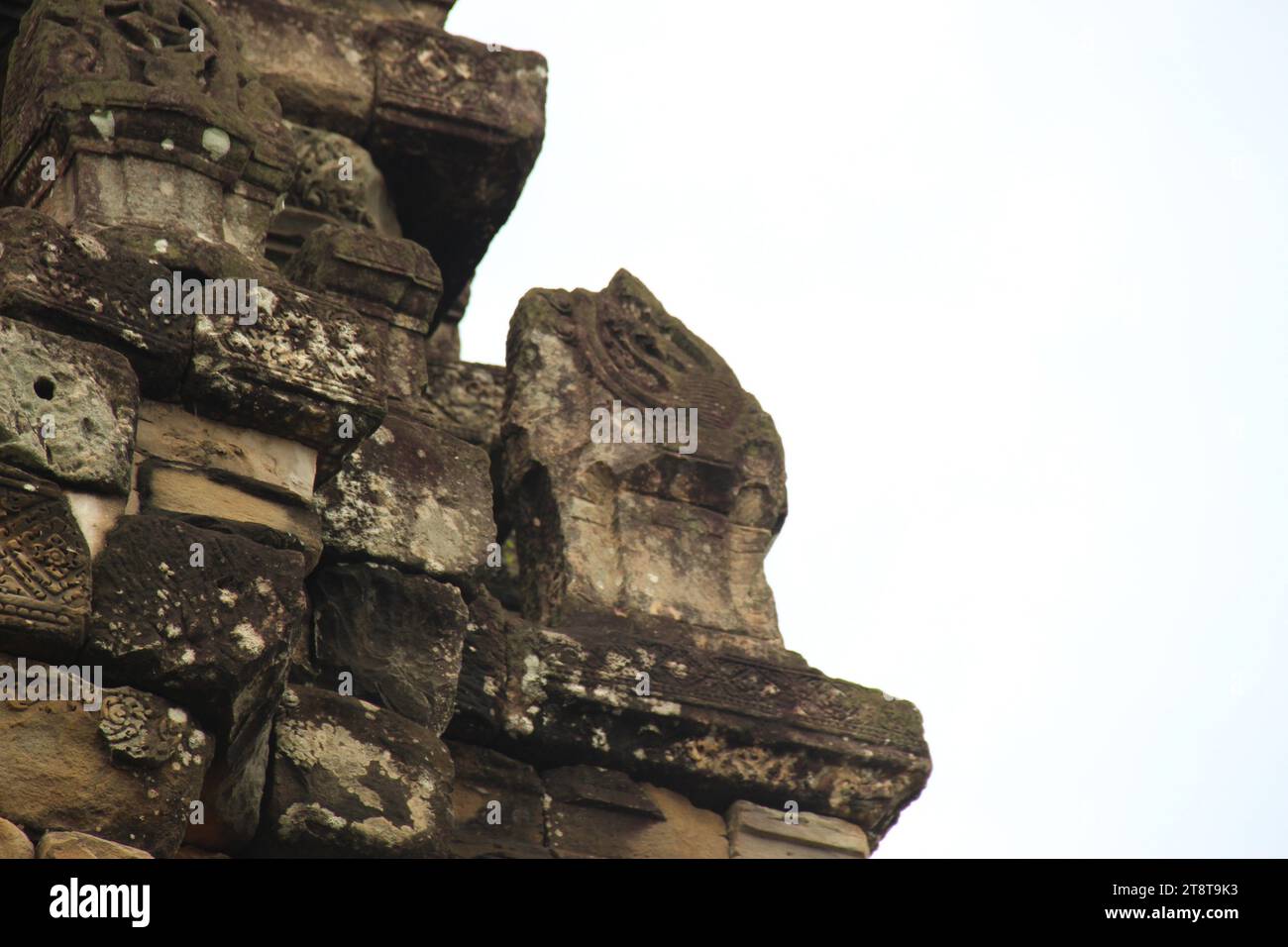 Bakong, Khmer temple, ancient Angkor area, Cambodia. Reign of ...