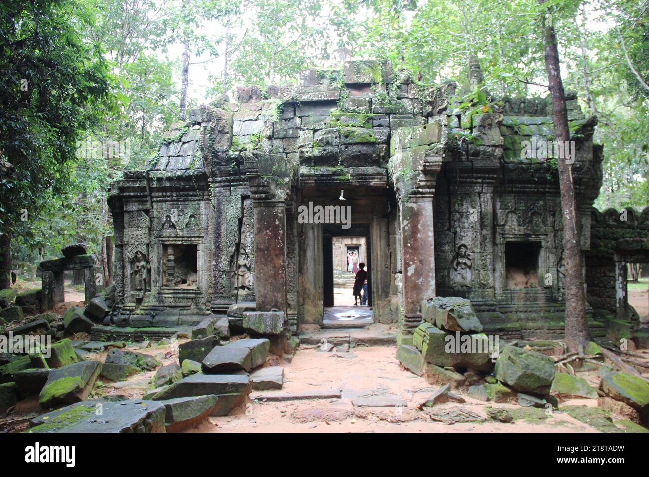 Ta Som, Khmer temple, ancient Angkor area, Cambodia. Reign of ...