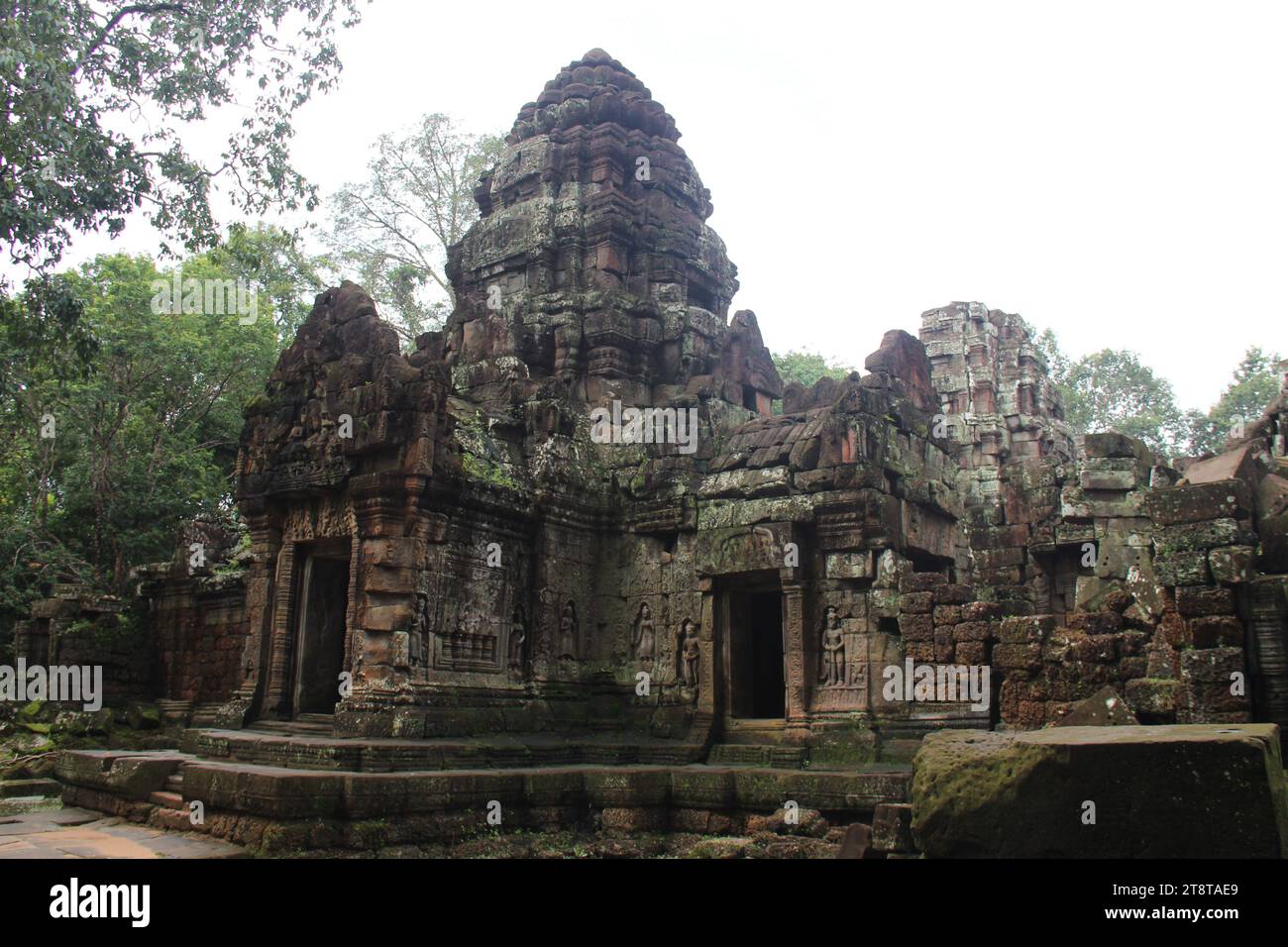 Ta Som, Khmer temple, ancient Angkor area, Cambodia. Reign of ...