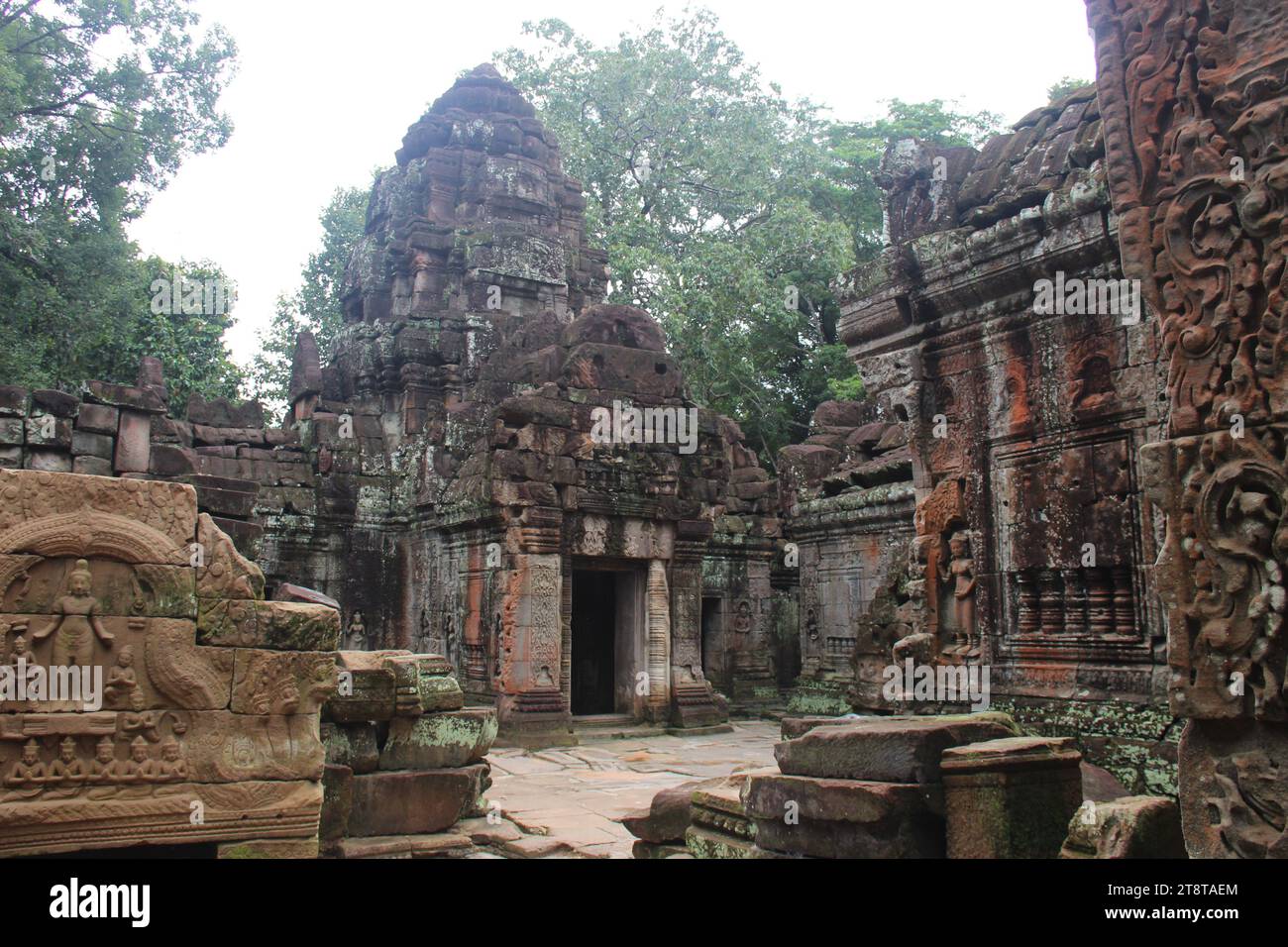 Ta Som, Khmer temple, ancient Angkor area, Cambodia. Reign of ...