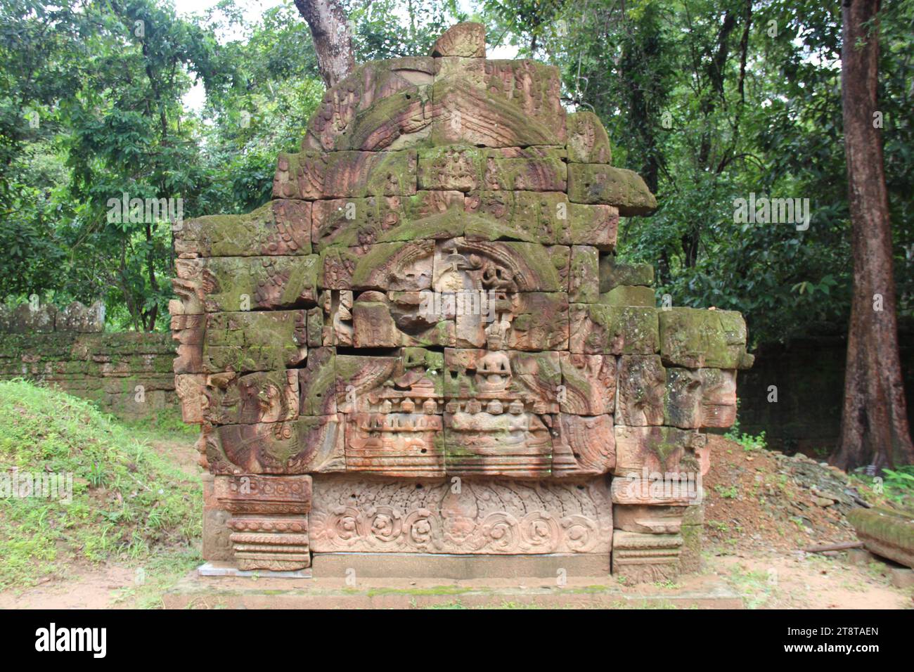 Ta Som, Khmer temple, ancient Angkor area, Cambodia. Reign of ...