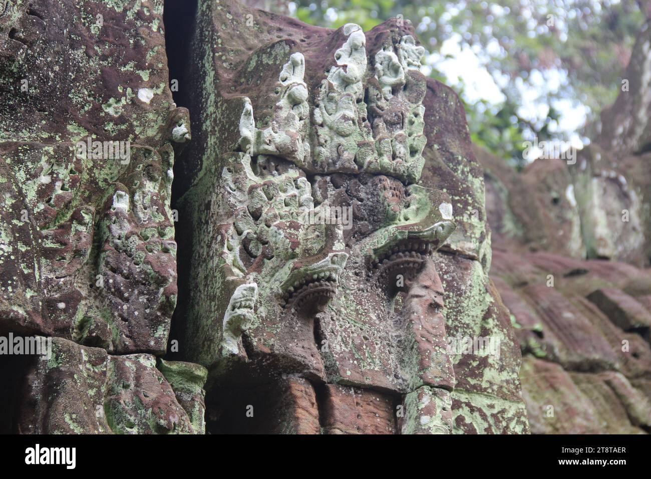 Ta Som, Khmer temple, ancient Angkor area, Cambodia. Reign of ...