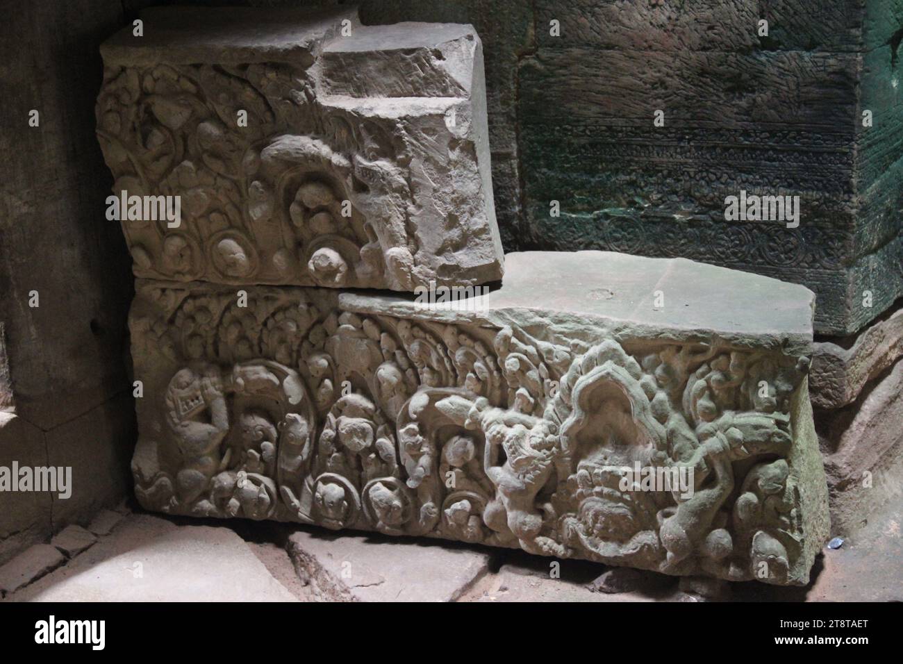 Ta Som, Khmer temple, ancient Angkor area, Cambodia. Reign of ...