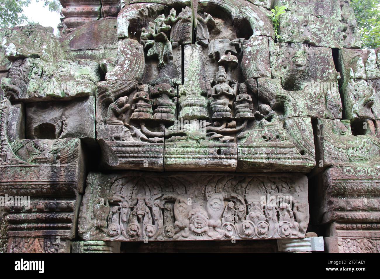Ta Som, Khmer temple, ancient Angkor area, Cambodia. Reign of ...