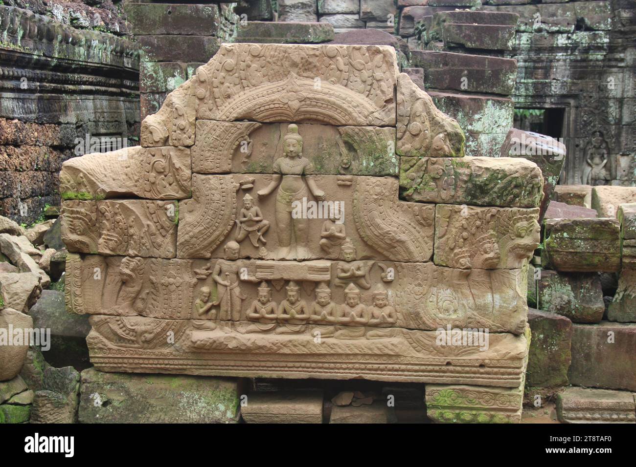 Ta Som, Khmer temple, ancient Angkor area, Cambodia. Reign of ...