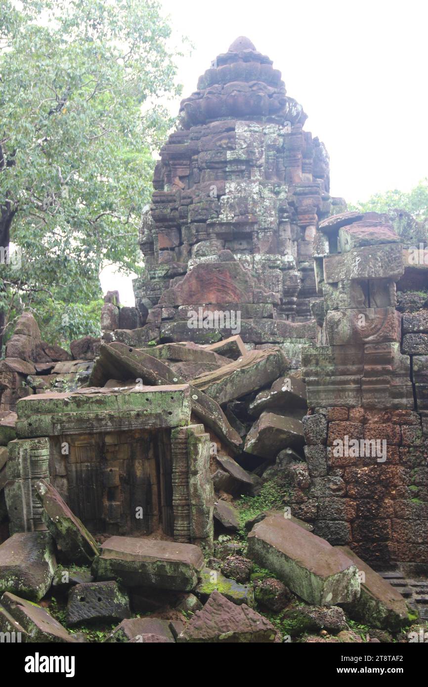 Ta Som, Khmer temple, ancient Angkor area, Cambodia. Reign of ...