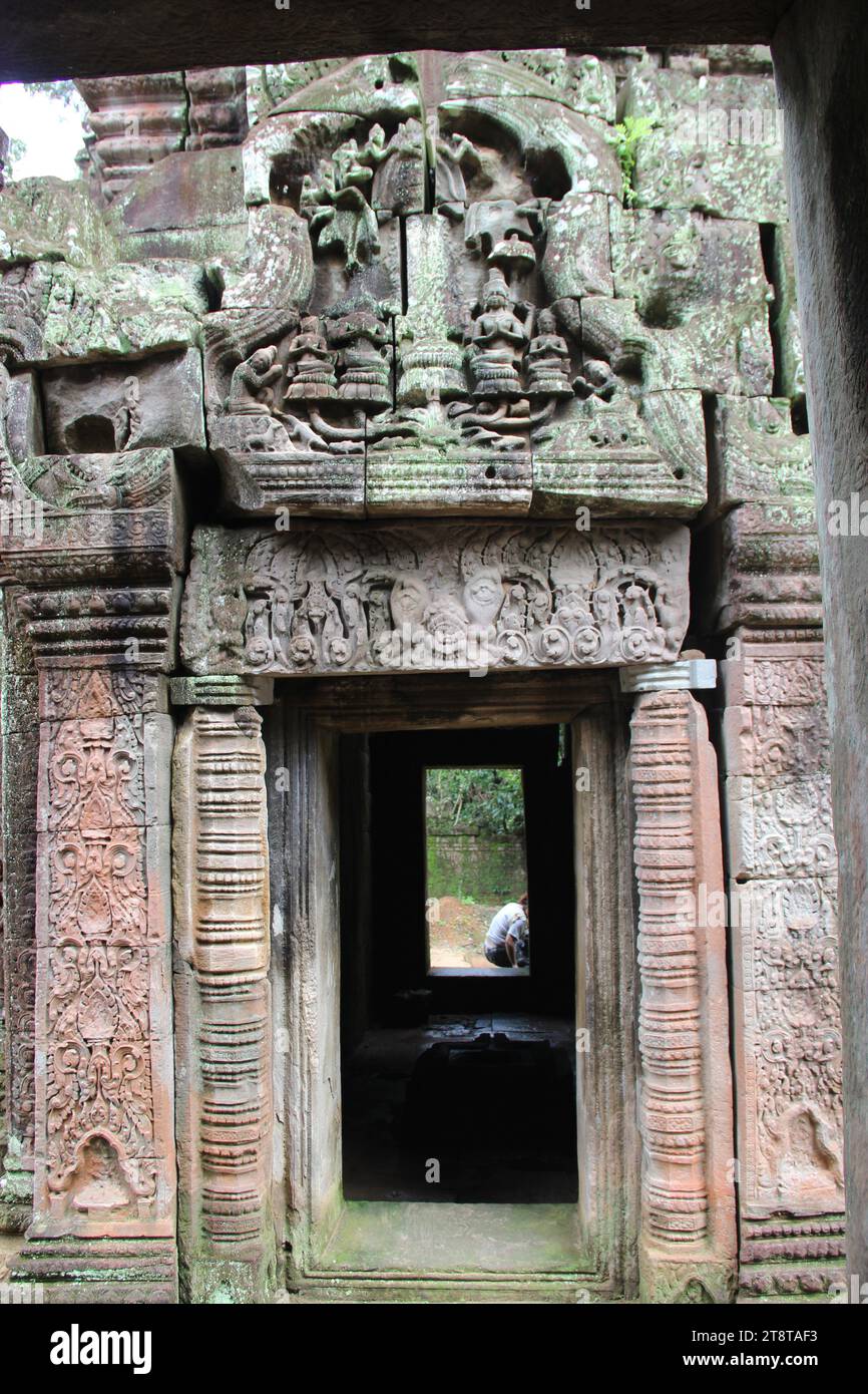 Ta Som, Khmer temple, ancient Angkor area, Cambodia. Reign of ...