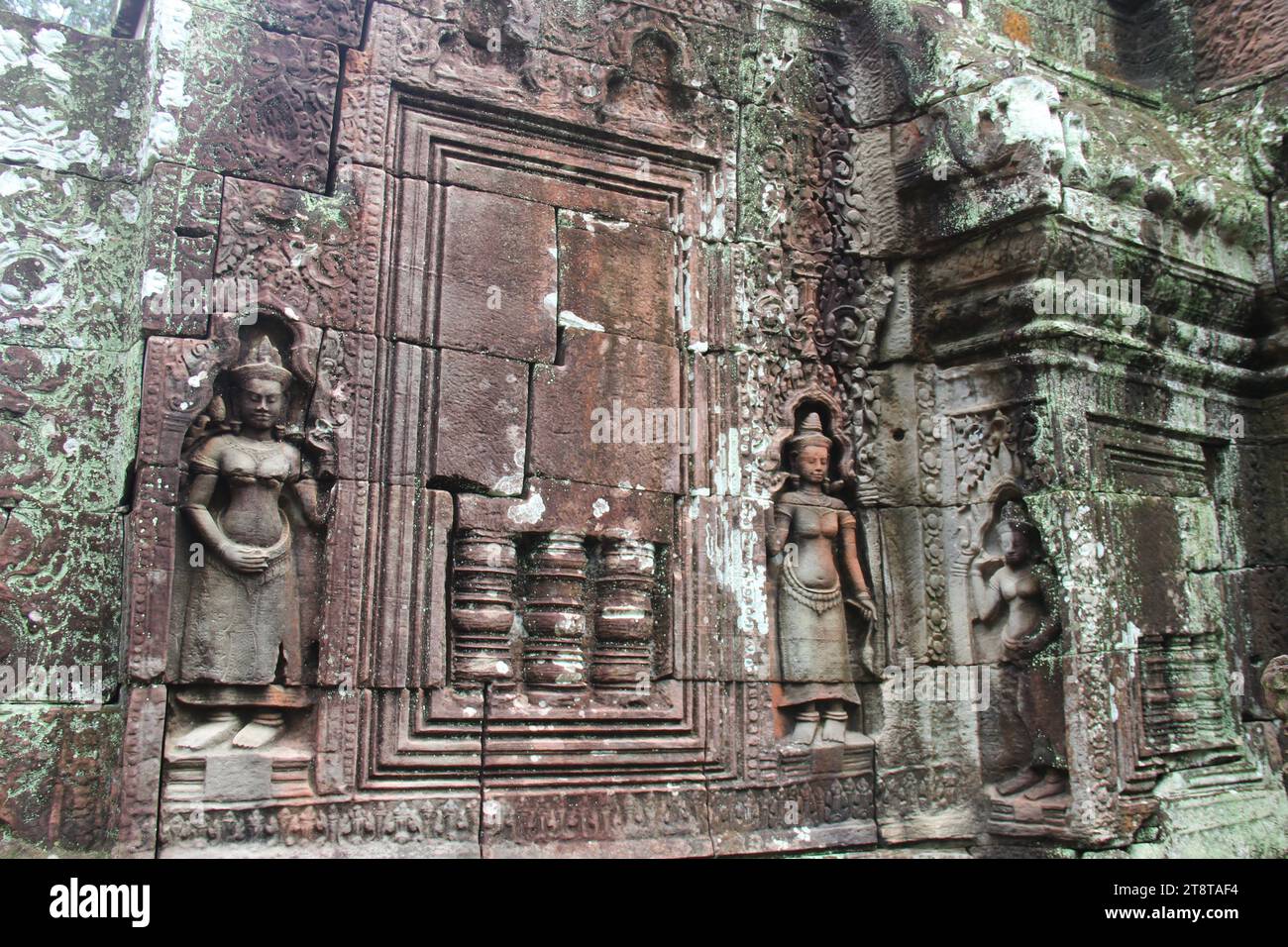 Ta Som, Khmer temple, ancient Angkor area, Cambodia. Reign of ...