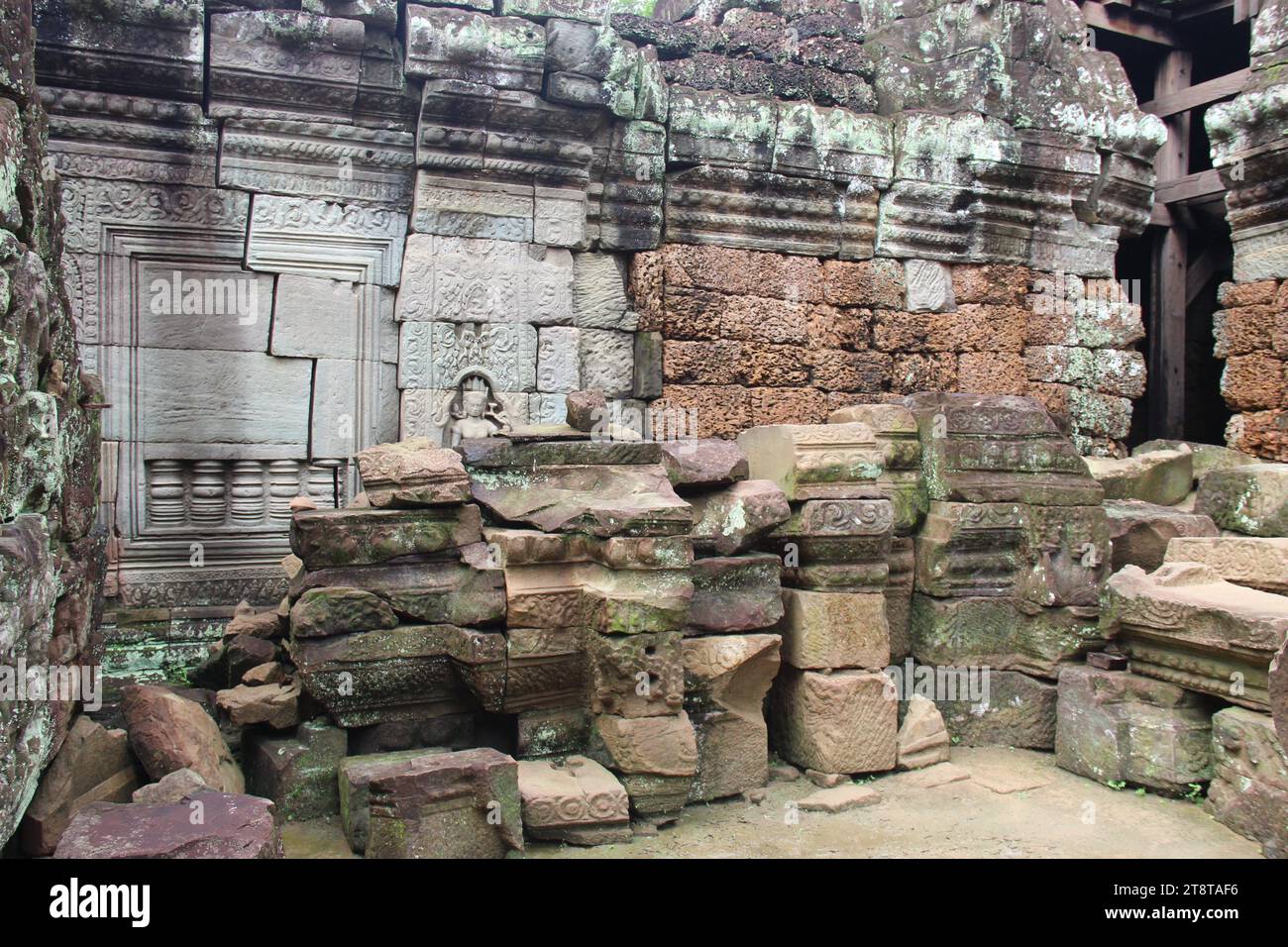 Ta Som, Khmer temple, ancient Angkor area, Cambodia. Reign of ...
