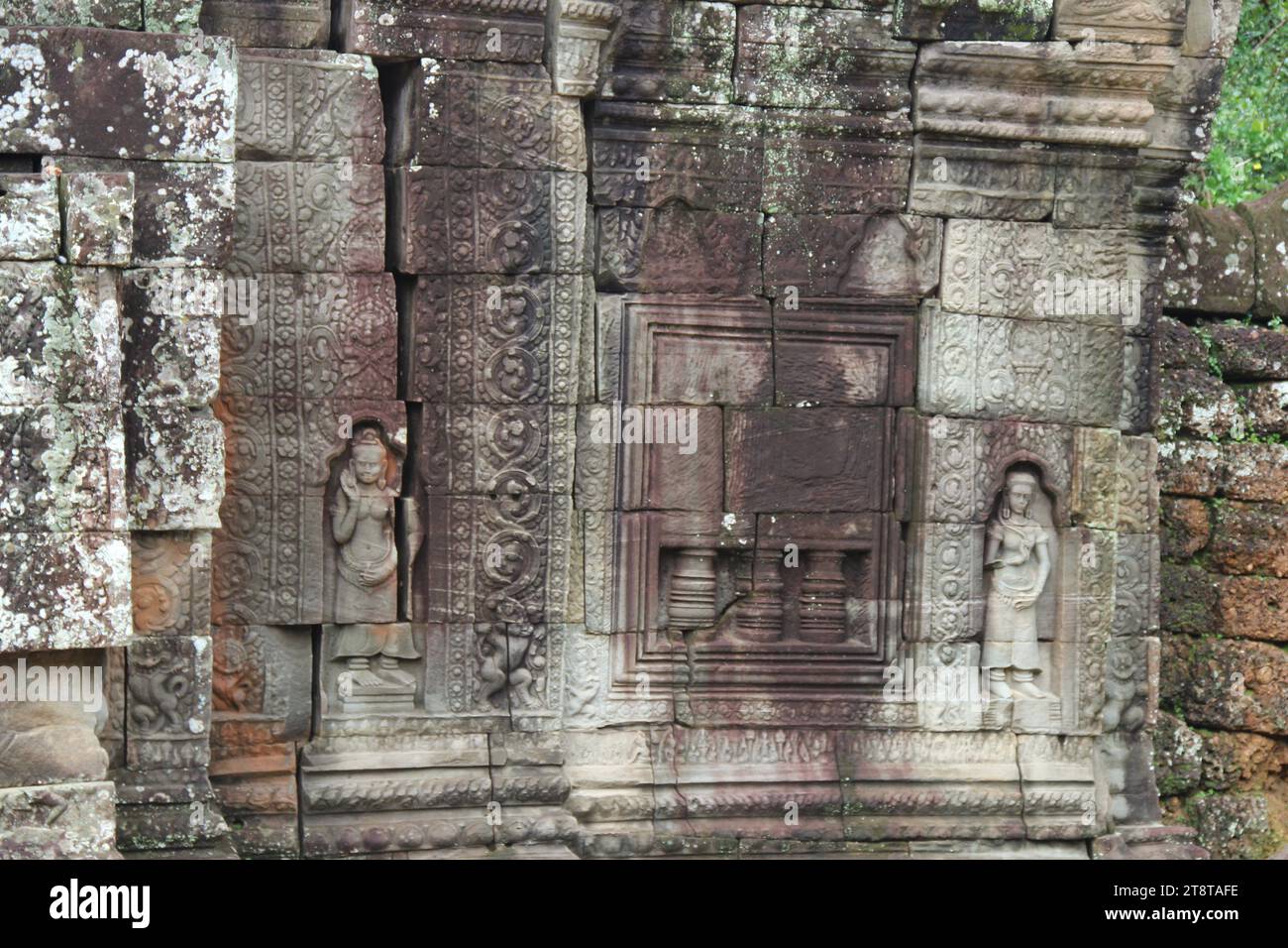 Ta Som, Khmer temple, ancient Angkor area, Cambodia. Reign of ...