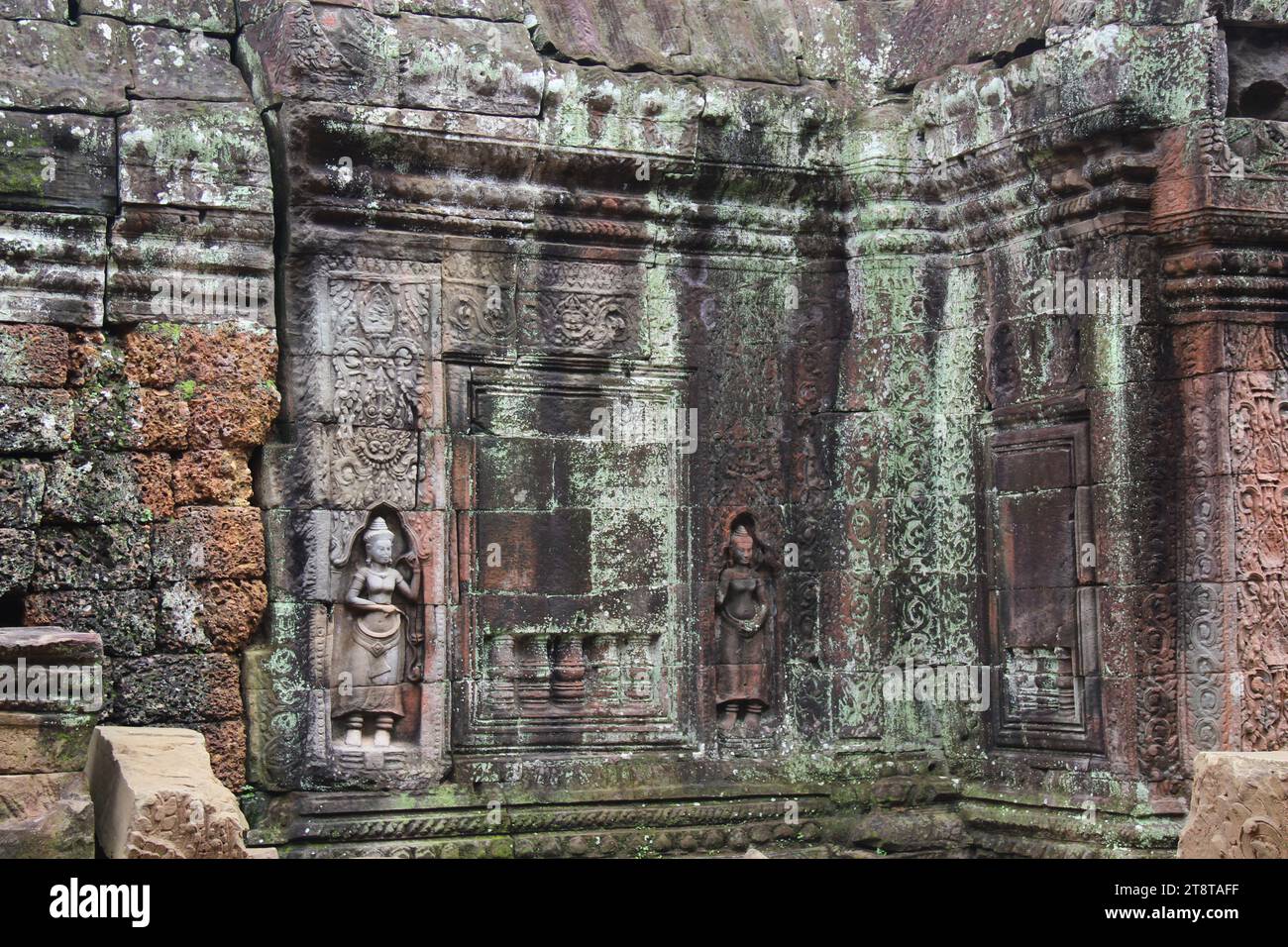 Ta Som, Khmer temple, ancient Angkor area, Cambodia. Reign of ...