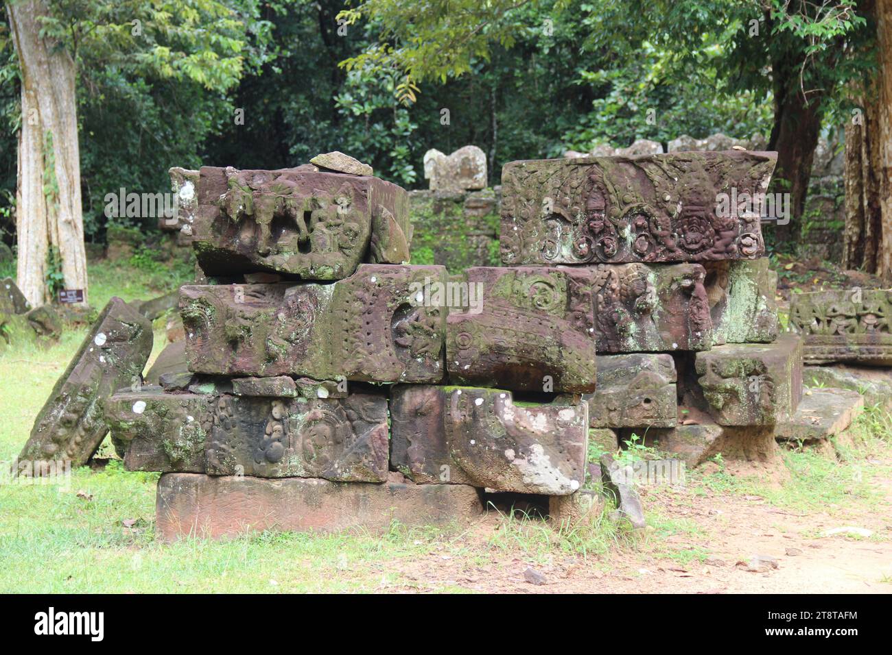 Ta Som, Khmer temple, ancient Angkor area, Cambodia. Reign of ...