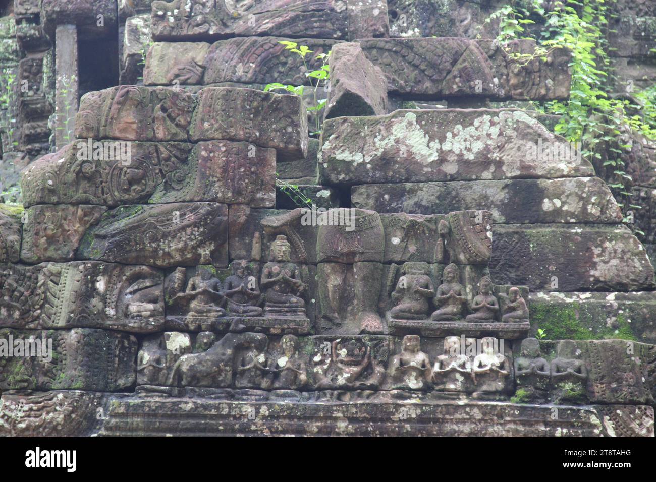 Ta Som, Khmer temple, ancient Angkor area, Cambodia. Reign of ...