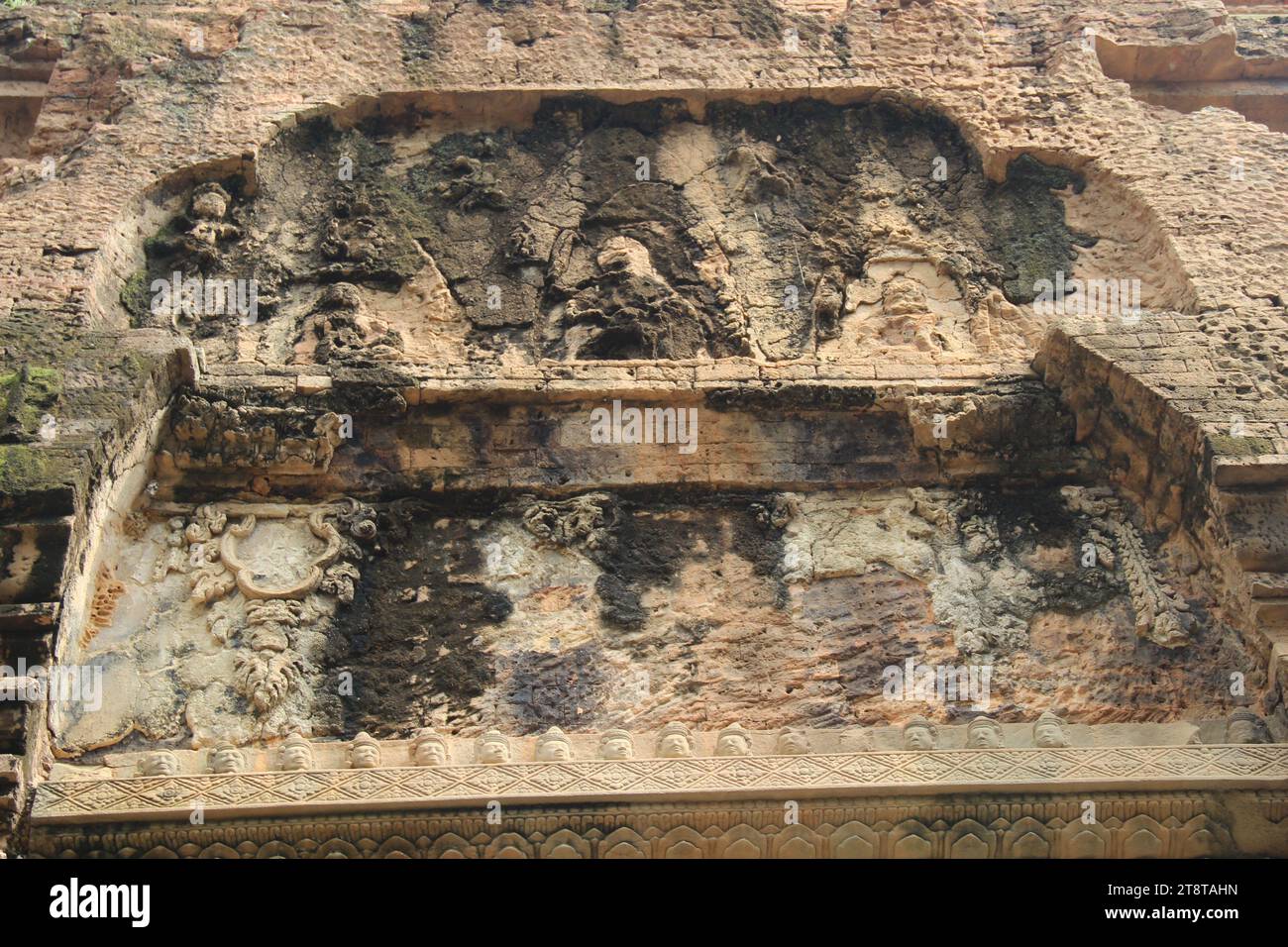 Preah Ko, Khmer temple, ancient Angkor area, Cambodia. Reign of ...