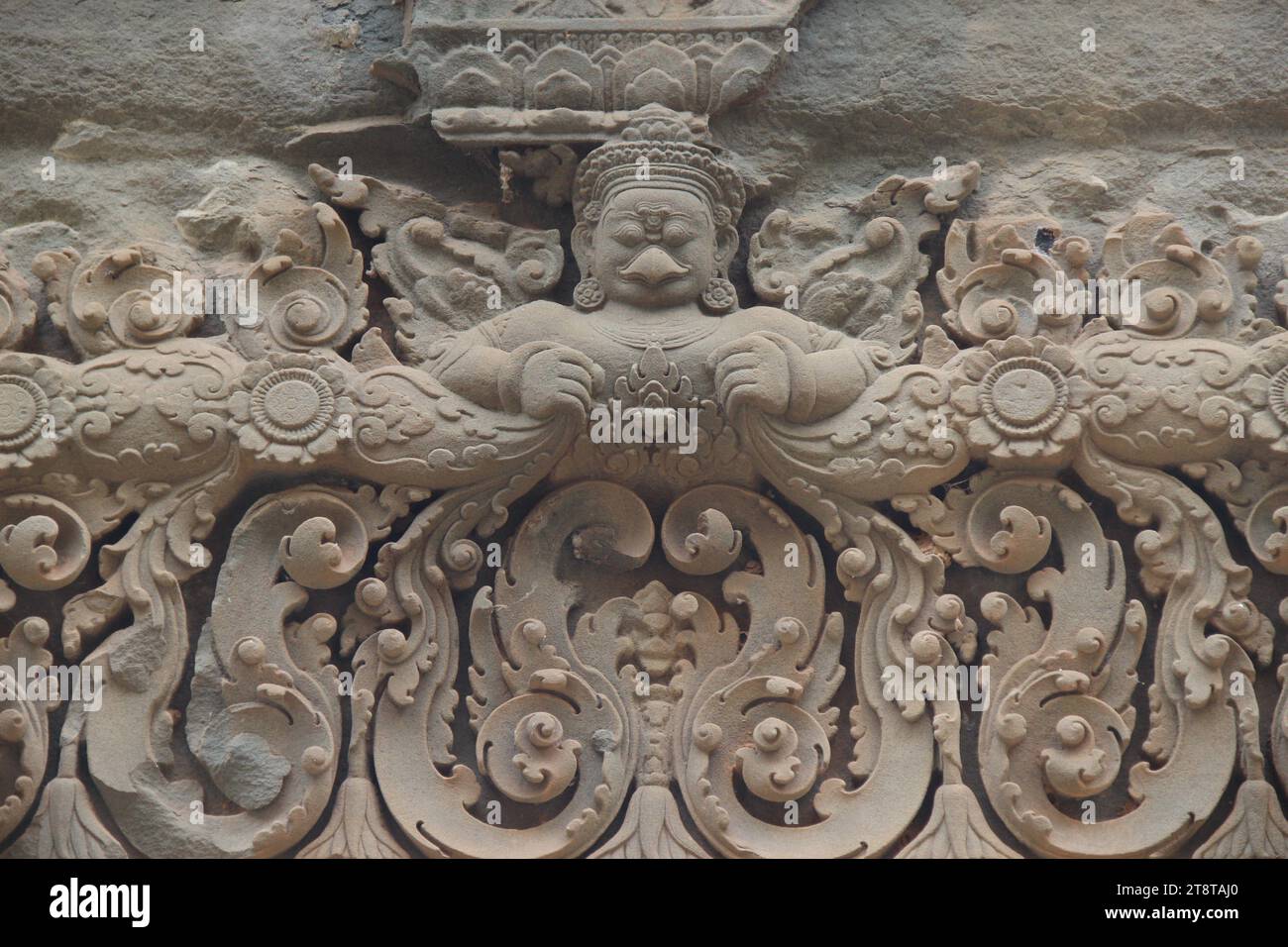 Preah Ko, Khmer temple, ancient Angkor area, Cambodia. Reign of ...