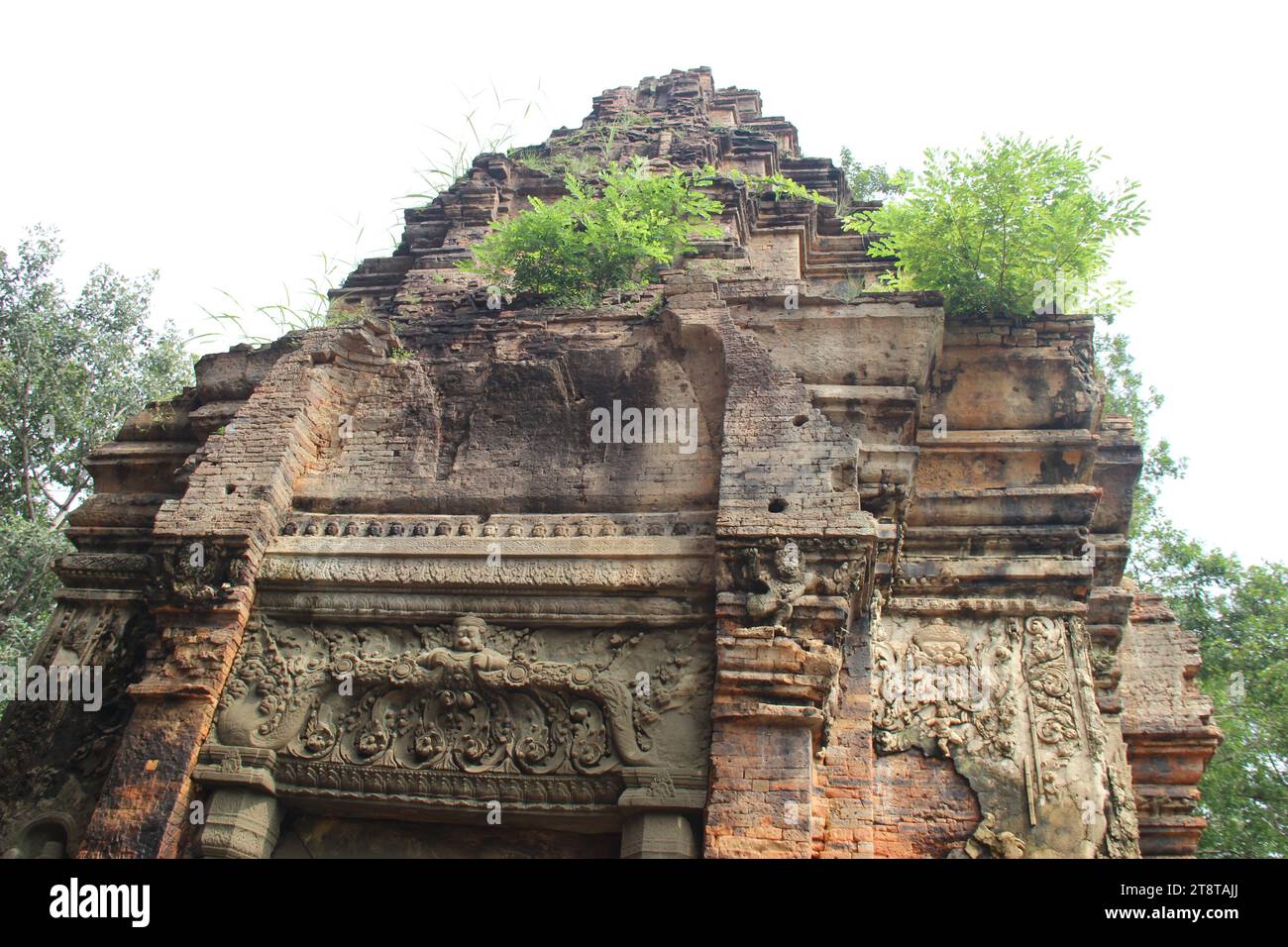 Preah Ko, Khmer temple, ancient Angkor area, Cambodia. Reign of ...
