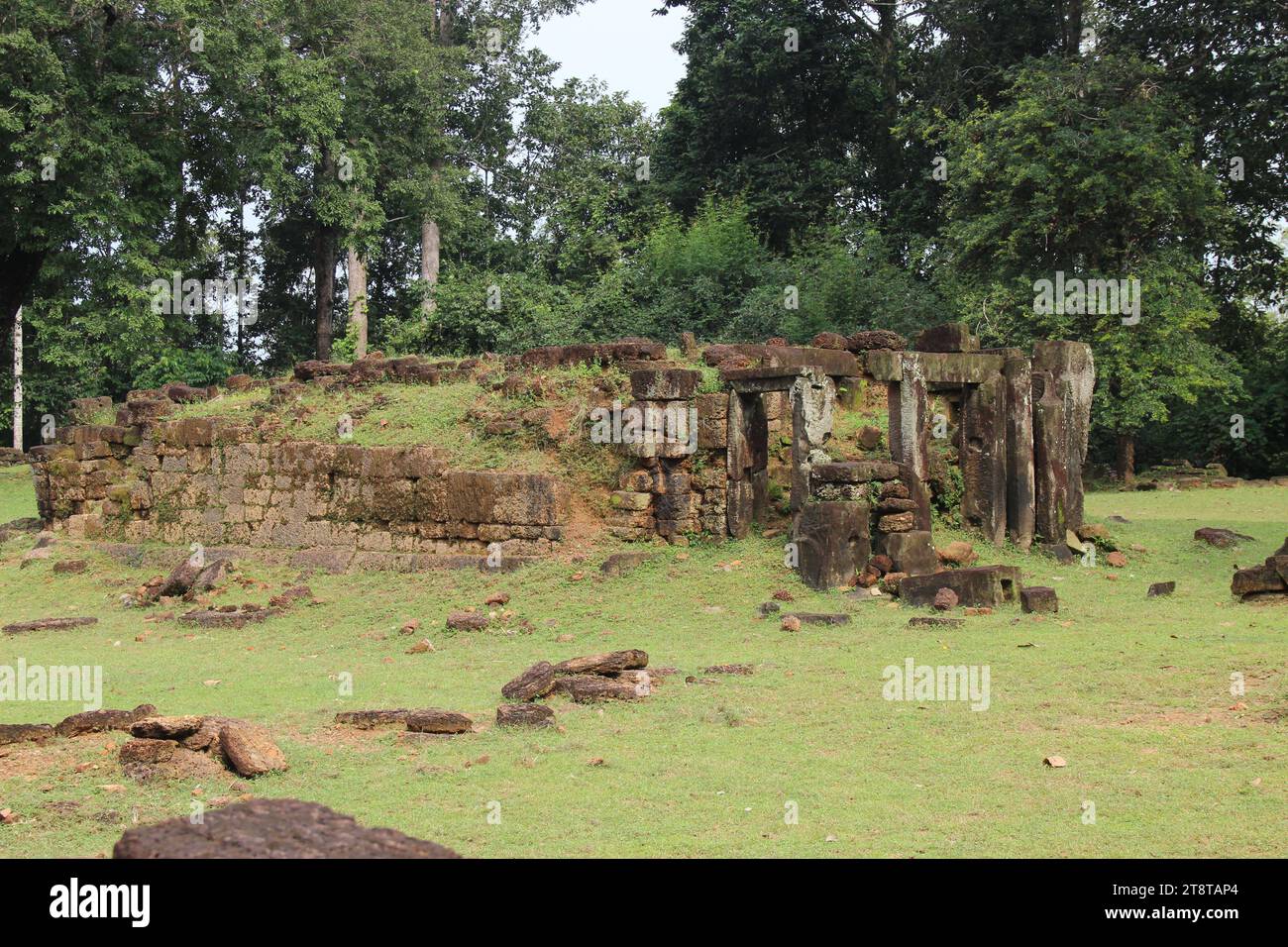 Preah Ko, Khmer temple, ancient Angkor area, Cambodia. Reign of ...