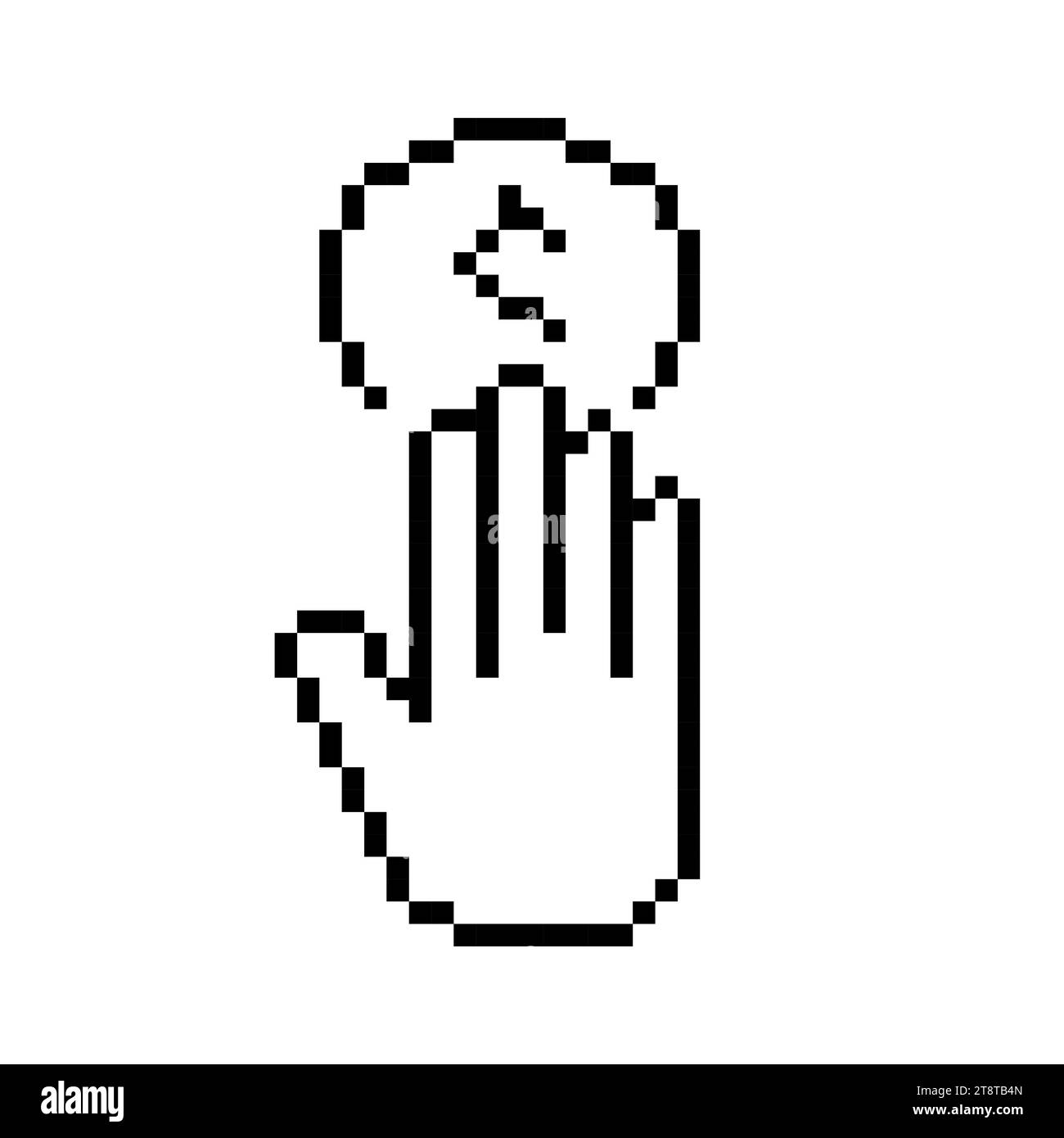 Hand profit money icon Black and White Stock Photos & Images - Alamy