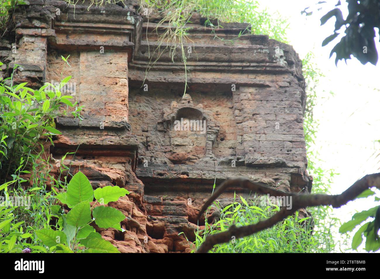 Lolei, Khmer temple, ancient Angkor area, Cambodia. Reign of Yasovarman ...