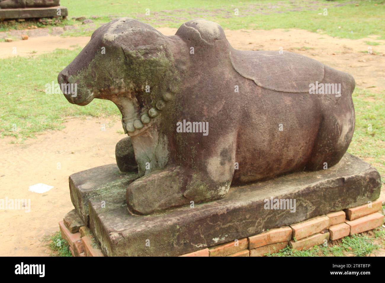 Preah Ko, Khmer temple, ancient Angkor area, Cambodia. Reign of ...