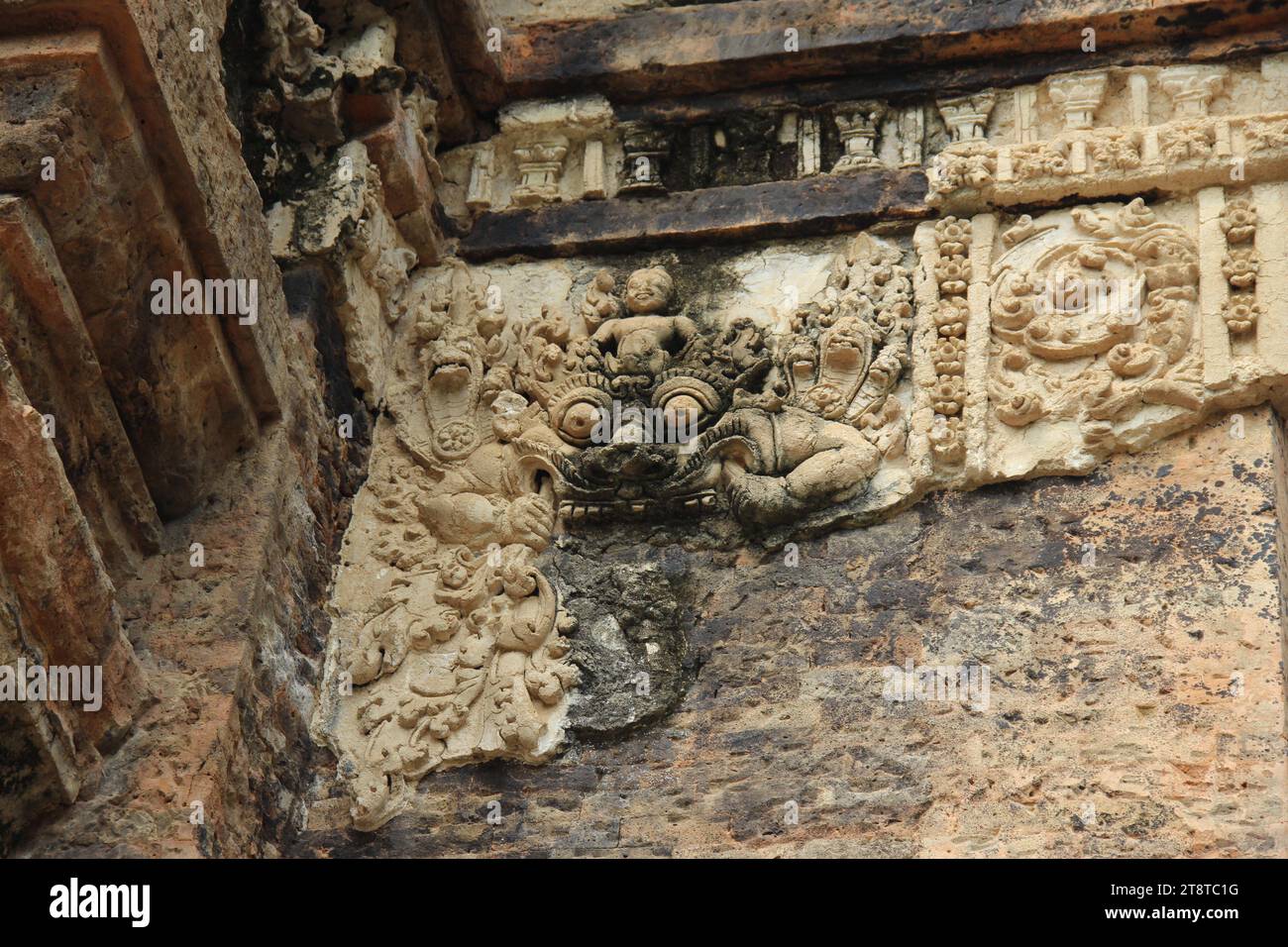 Preah Ko, Khmer temple, ancient Angkor area, Cambodia. Reign of ...
