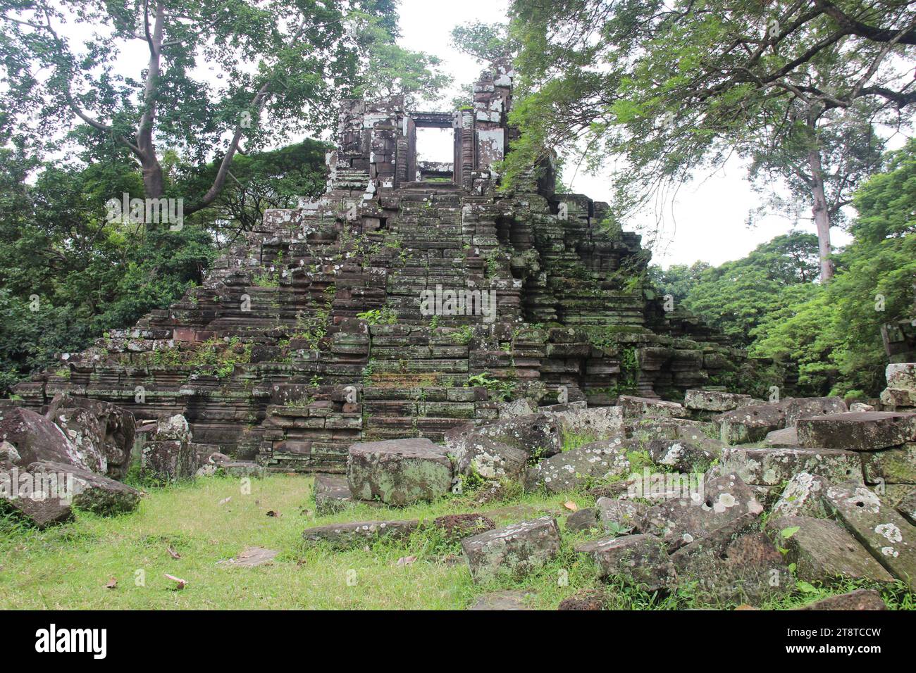 Preah Pithu, Temple 482 U, Angkor Thom, Ancient Khmer city near Angkor ...