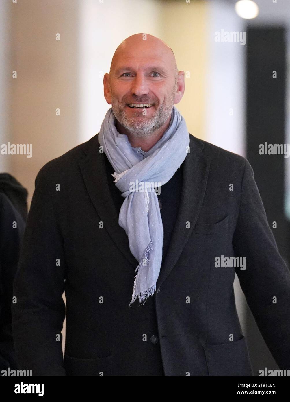 Former England rugby player Lawrence Dallaglio, leaving The Churchill ...