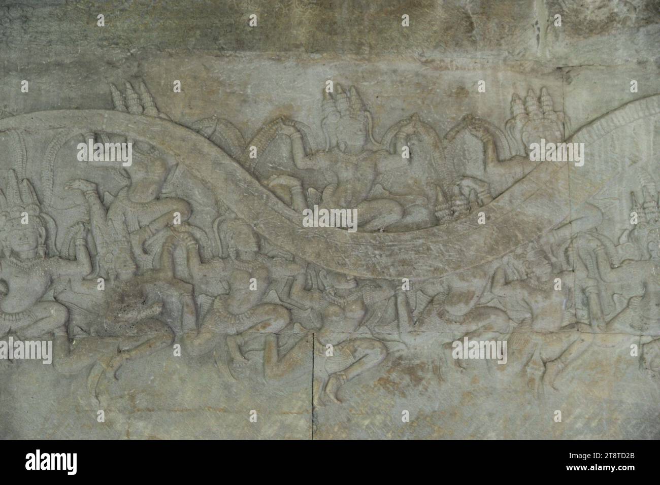 Angkor Wat bas-reliefs, Khmer temple, reign of Suryavarman II (1113 ...