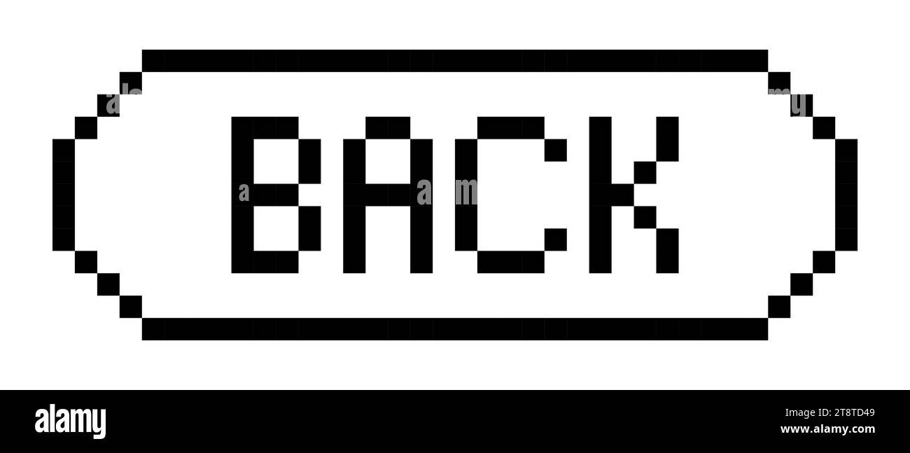 Transparent back sign line icon. Stop, cancel, menu, game, control ...
