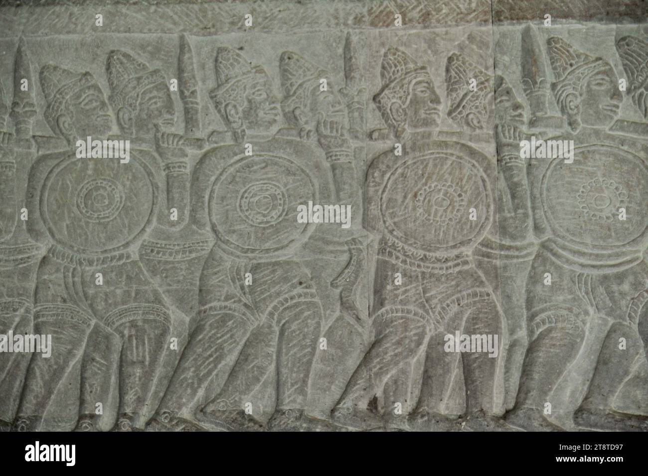 Angkor Wat bas-reliefs, Khmer temple, reign of Suryavarman II (1113 ...
