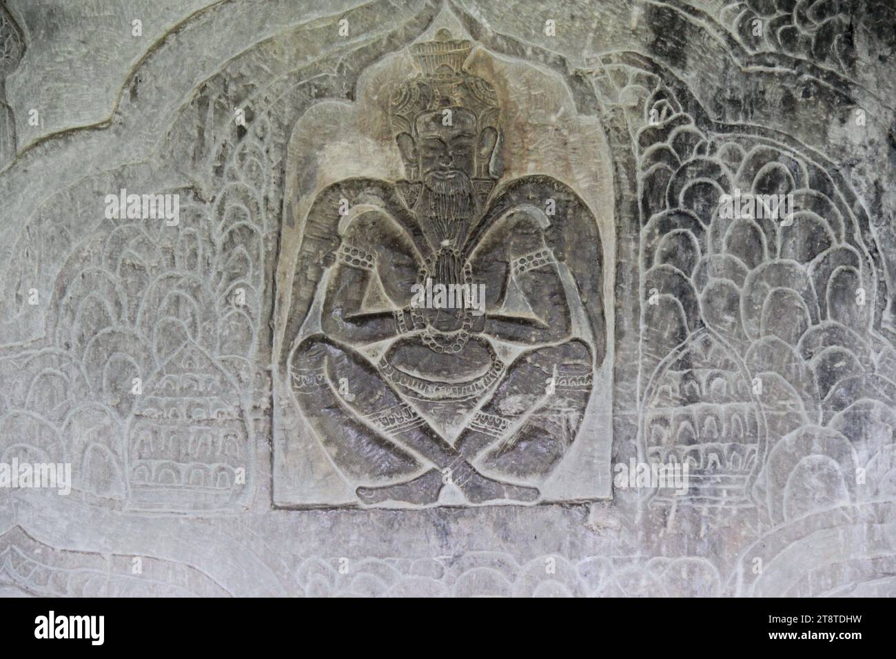Angkor Wat bas-reliefs, Khmer temple, reign of Suryavarman II (1113 ...